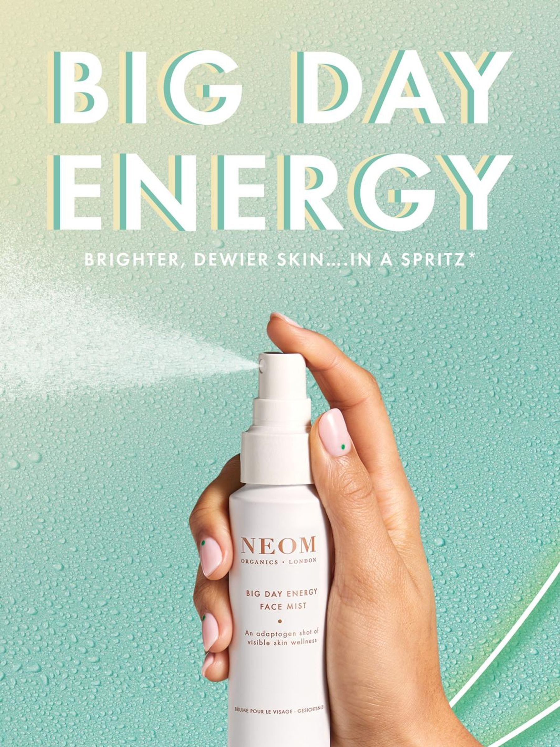 Buy NEOM Big Day Energy Face Mist 75ml from the Next UK online shop