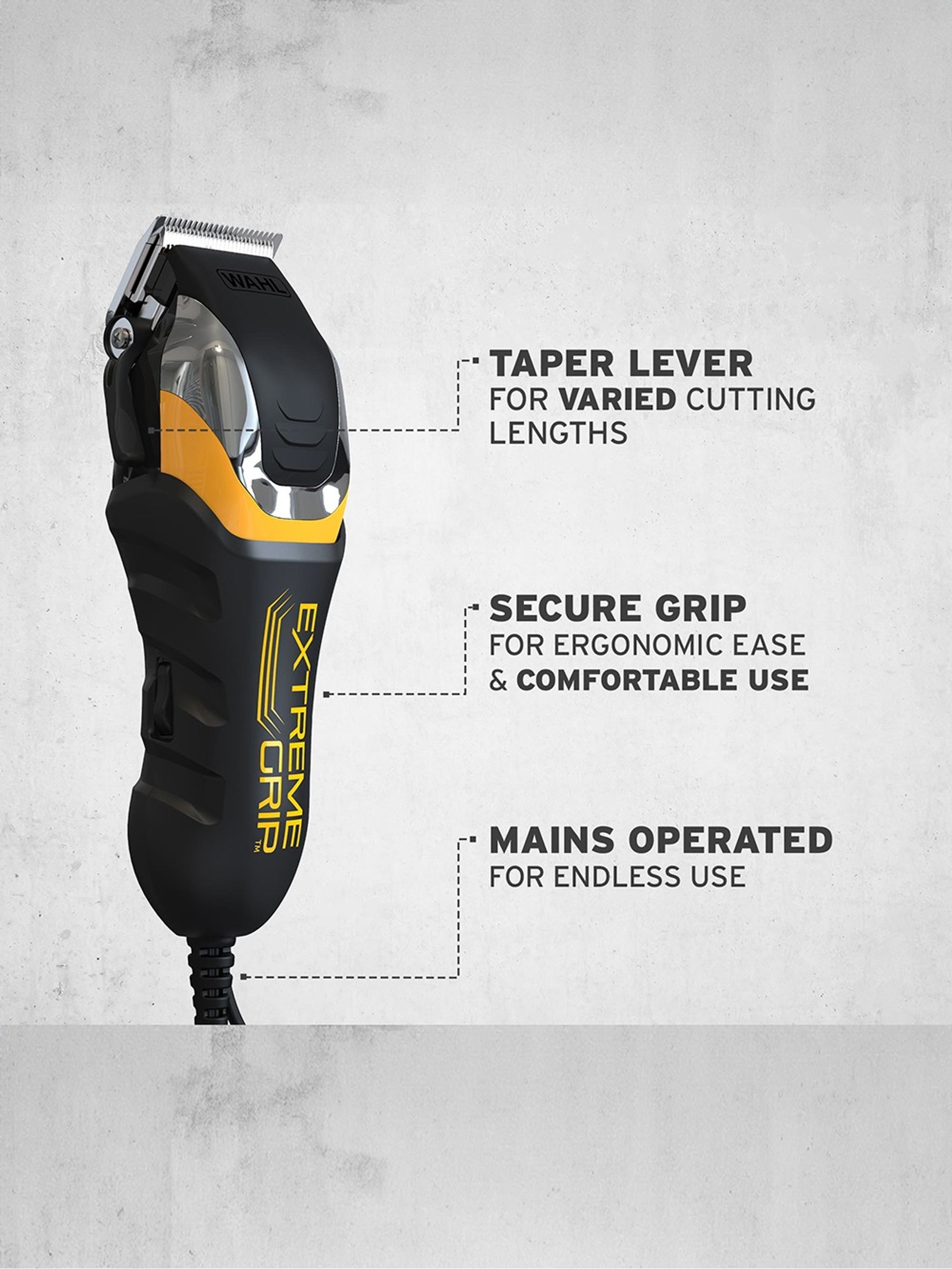 Buy Wahl Clipper Kit Extreme Grip Pro from the Next UK online shop