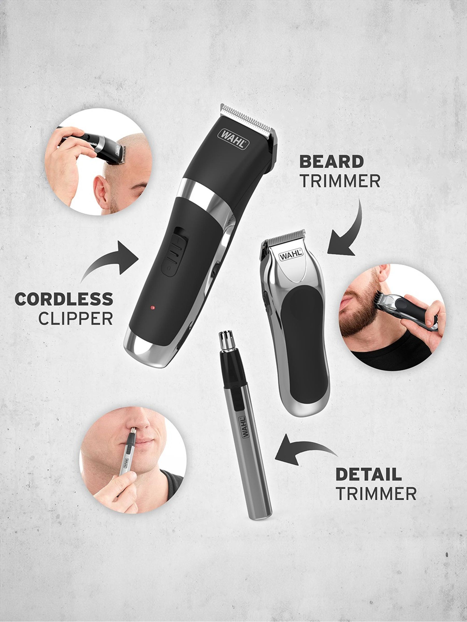 Buy Wahl Clipper Kit Cordless Grooming Set from the Next UK online shop
