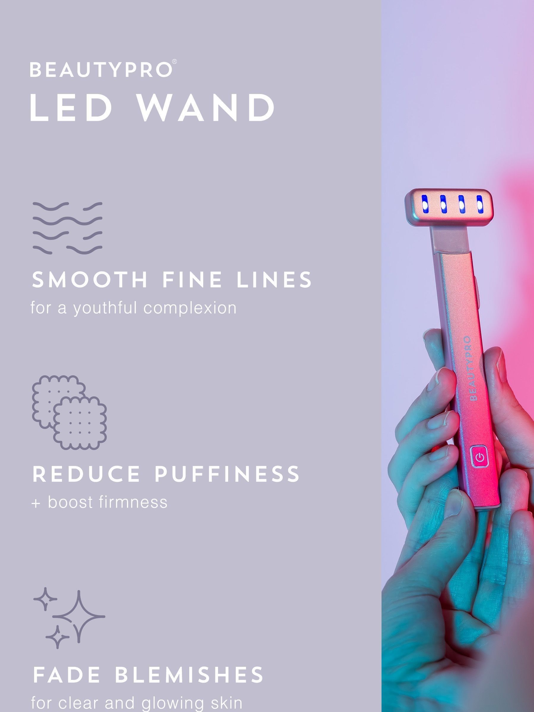 Buy BeautyPro LED Wand 5-in-1 AntiAgeing Device from the Next UK online ...
