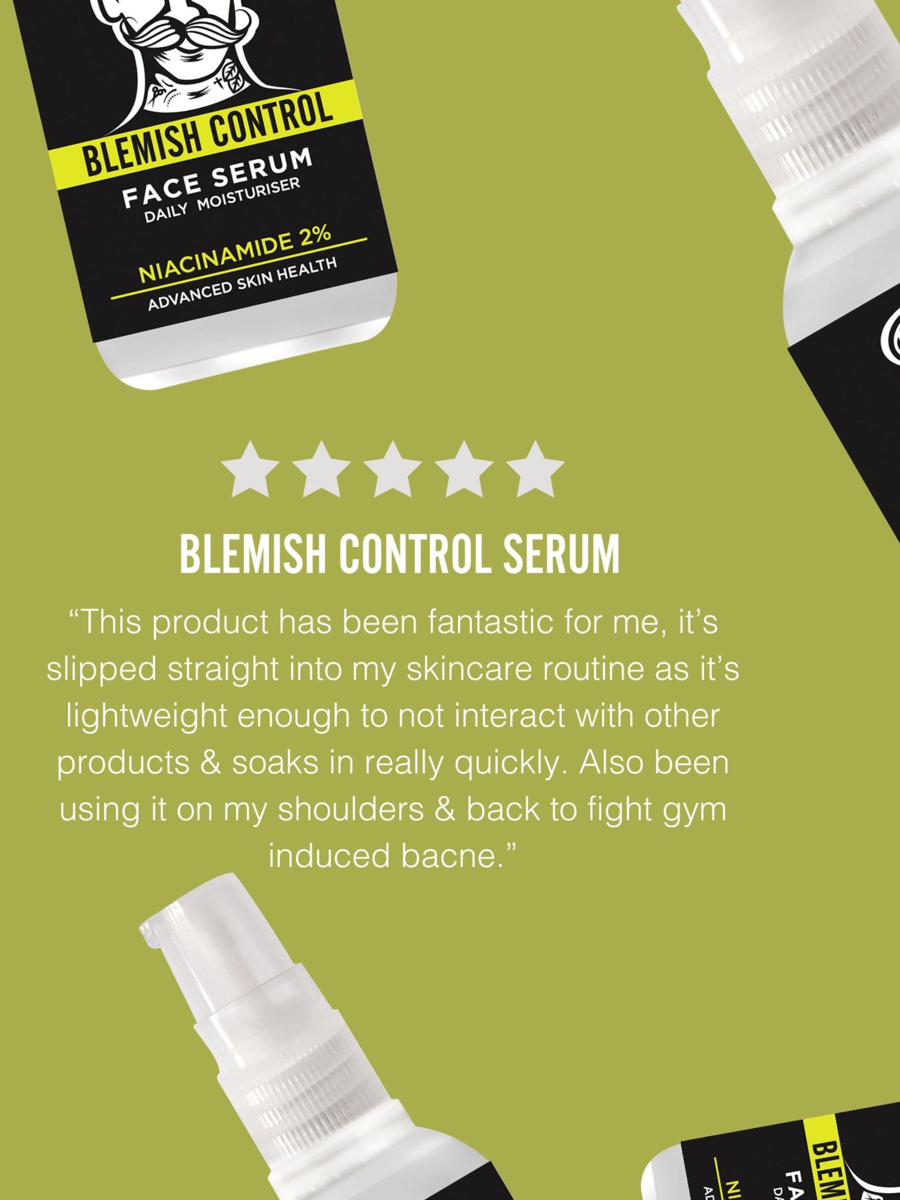 Buy BARBER PRO Blemish Control Niacinamide 2% Face Serum 30ml from the ...