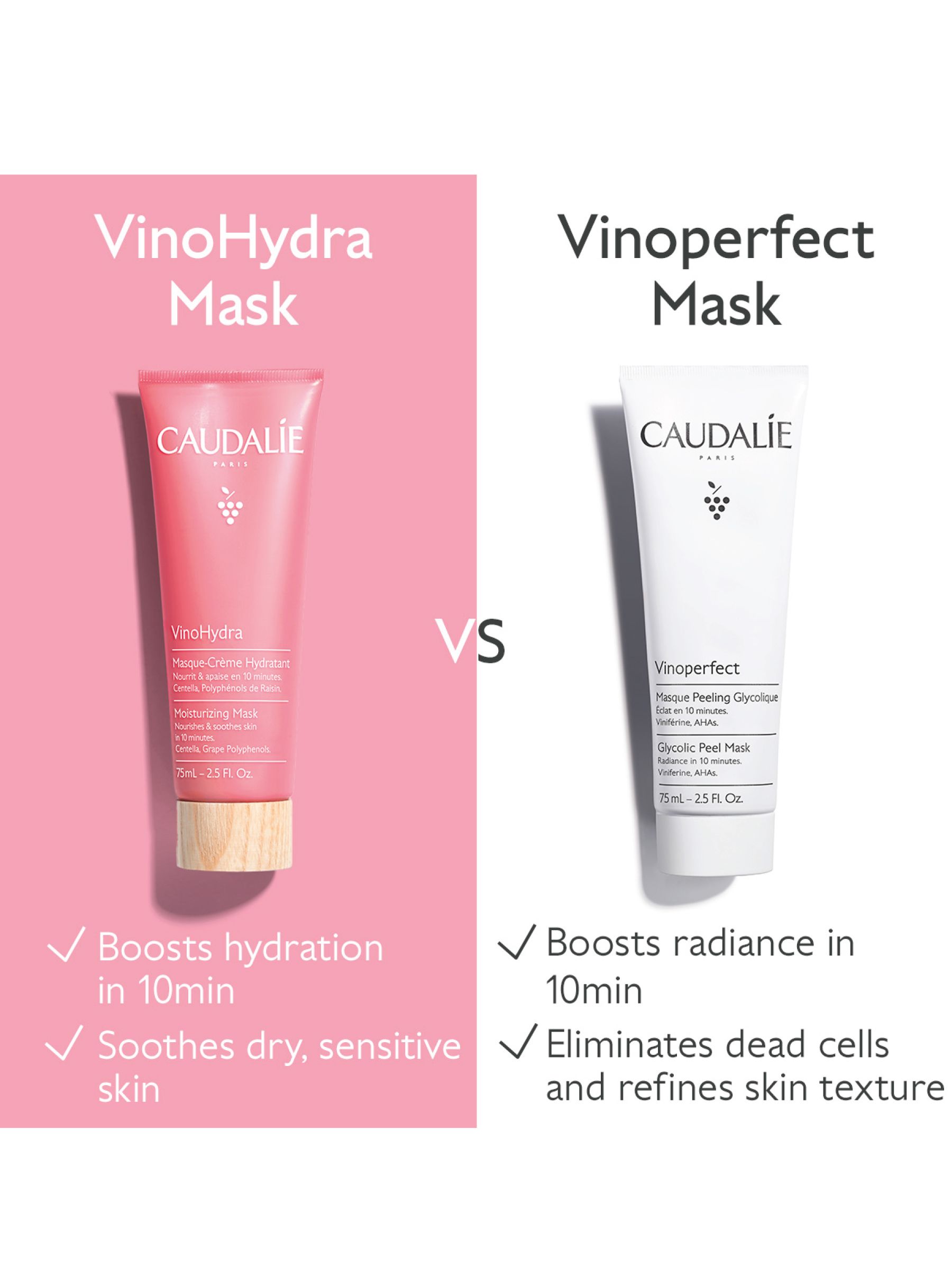 Buy Caudalie VinoHydra Moisturizing Mask - 75 mL from the Next UK ...