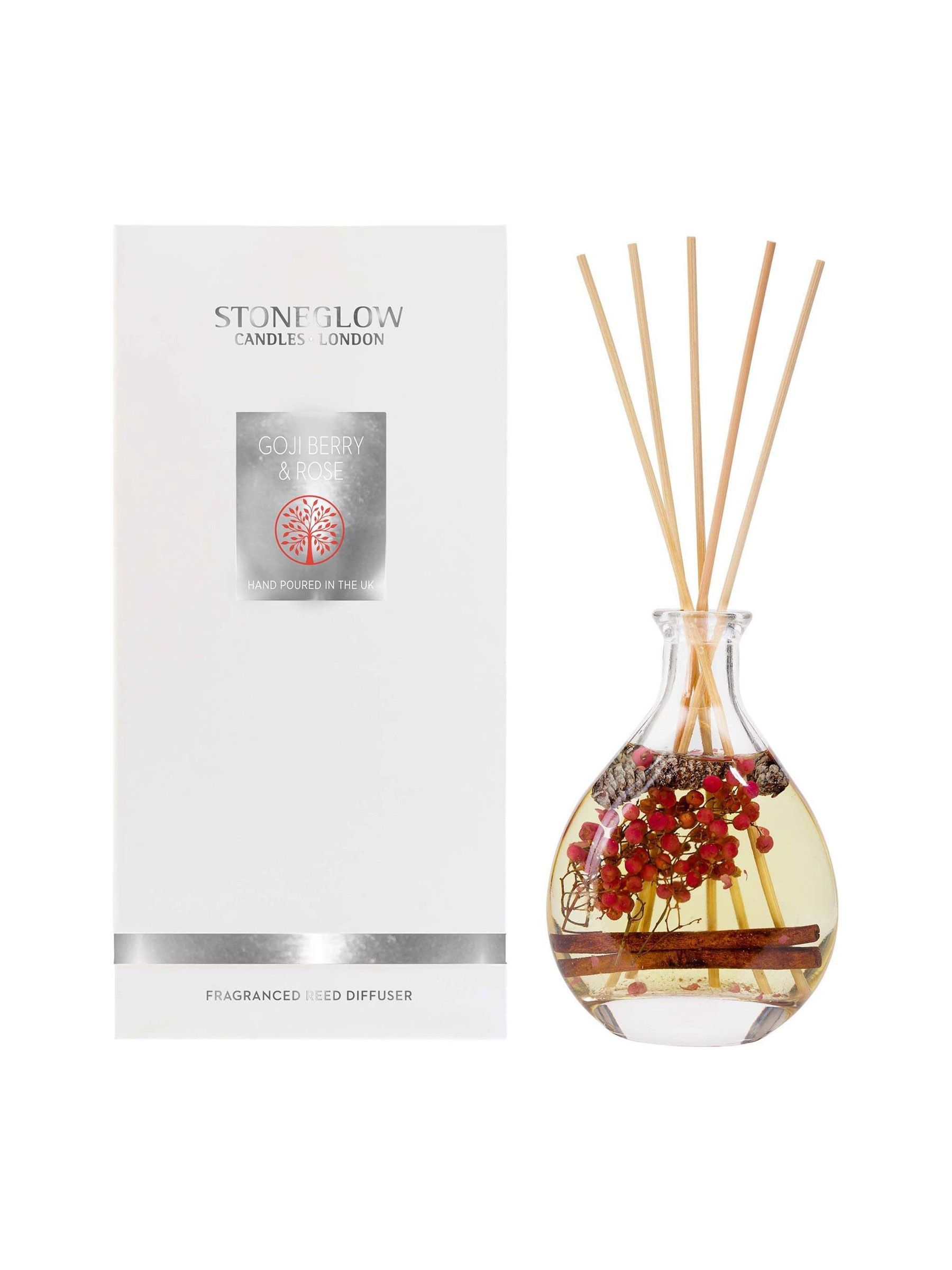 Buy Stoneglow Goji Berry & Rose 180ml Natures Gift Reed Diffuser from ...