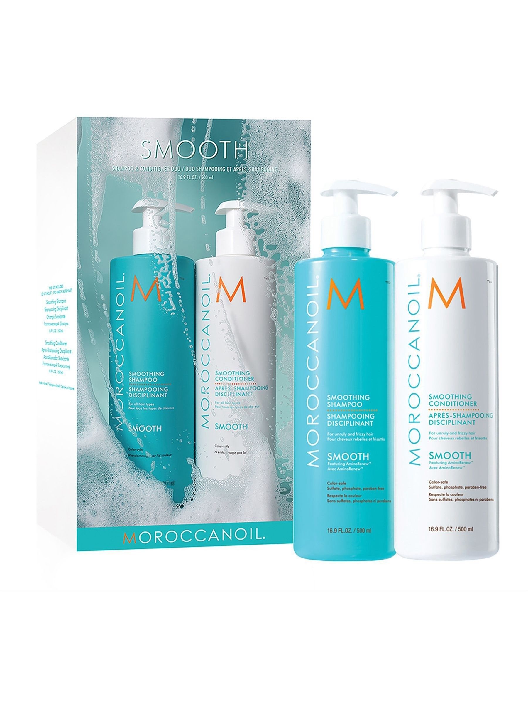 Buy Moroccanoil Smoothing Shampoo and Conditioner Duo (Worth Over £79 ...