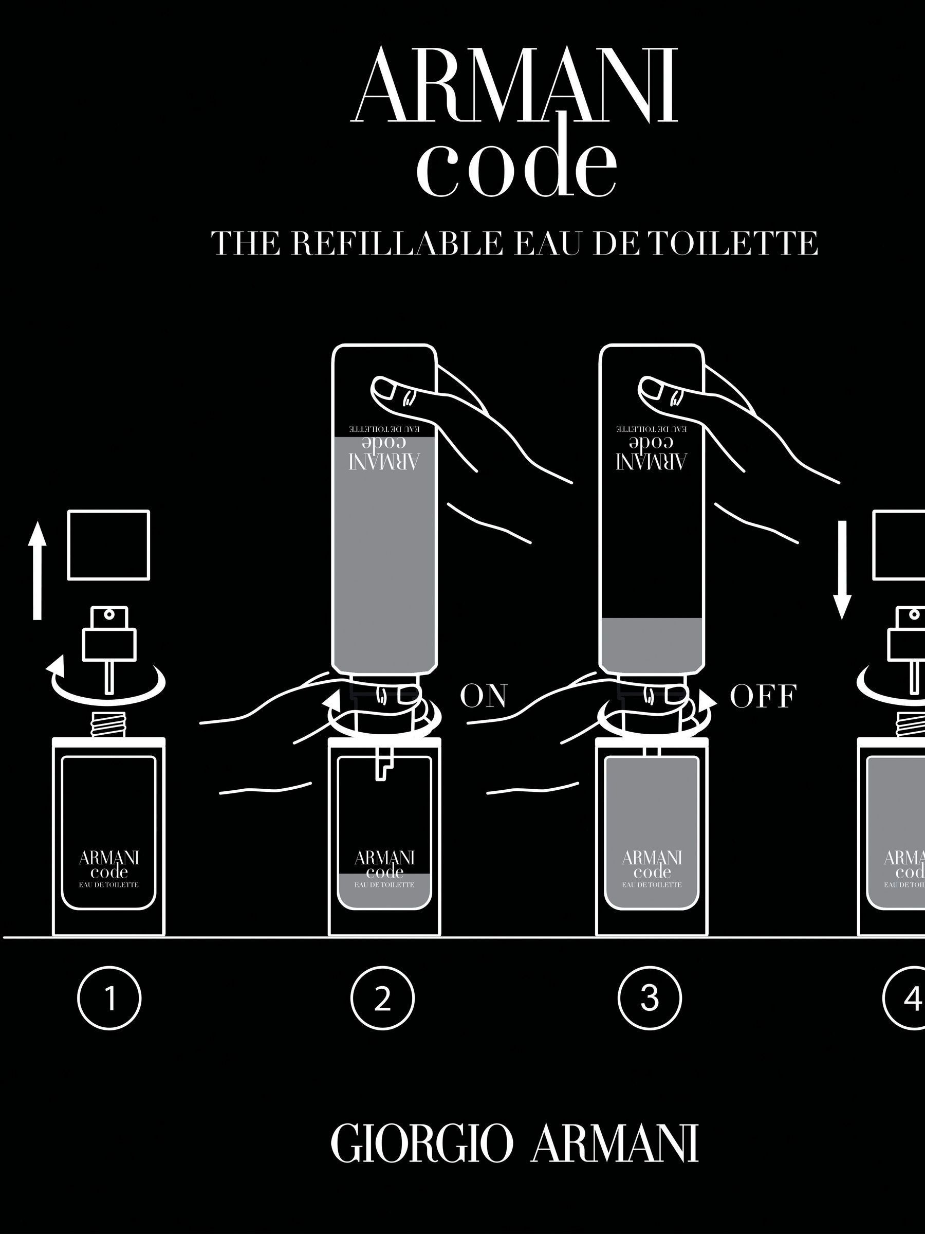 Buy Armani Beauty Code Eau de Toilette Fragrance Refill from the Next ...