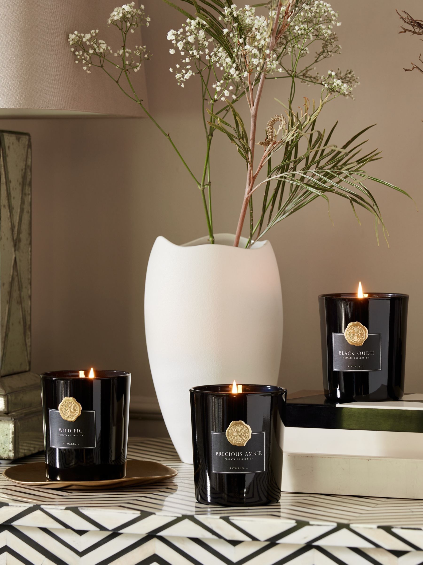 Buy Rituals Black Oudh Scented Candle 360g from the Next UK online shop