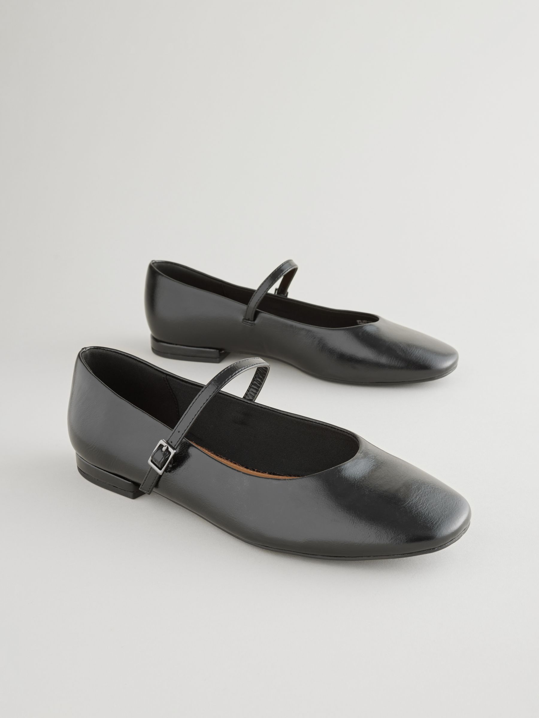 Buy Black - Round Toe Mary Jane Shoes from Next Germany