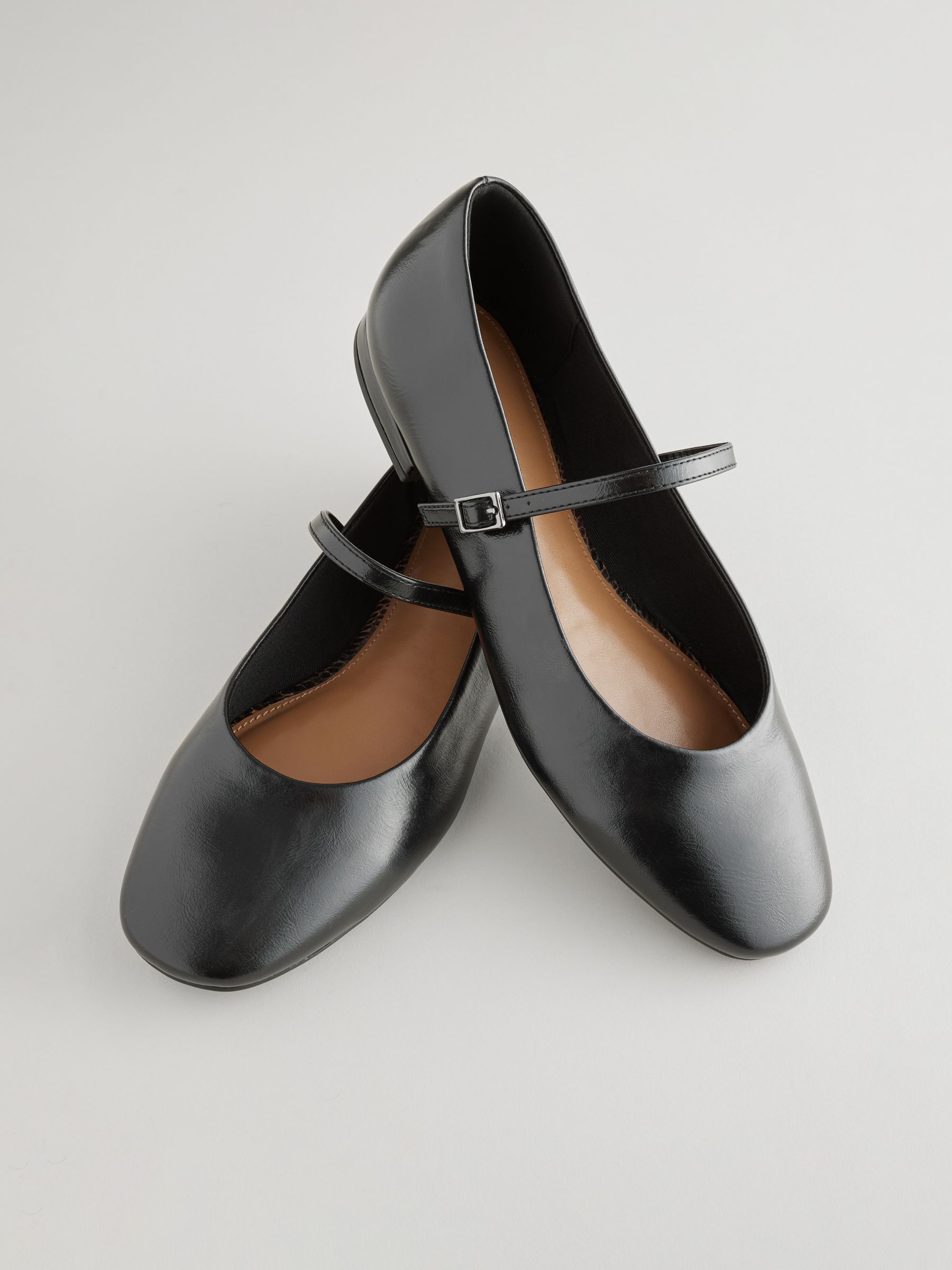Buy Black - Round Toe Mary Jane Shoes from Next Germany