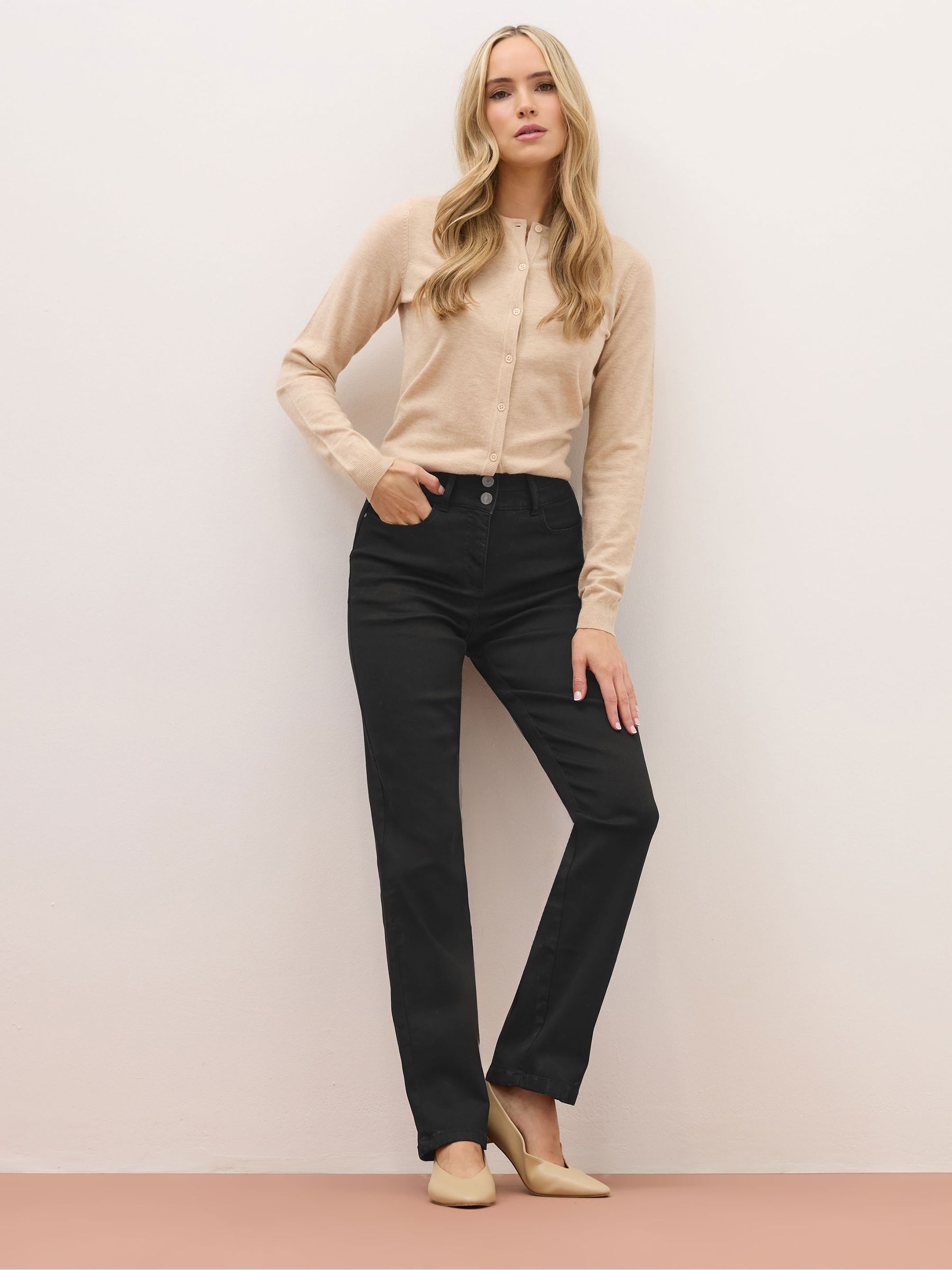 Buy Long Tall Sally Black Lift And Shape Slim Leg Jeans from the Next ...