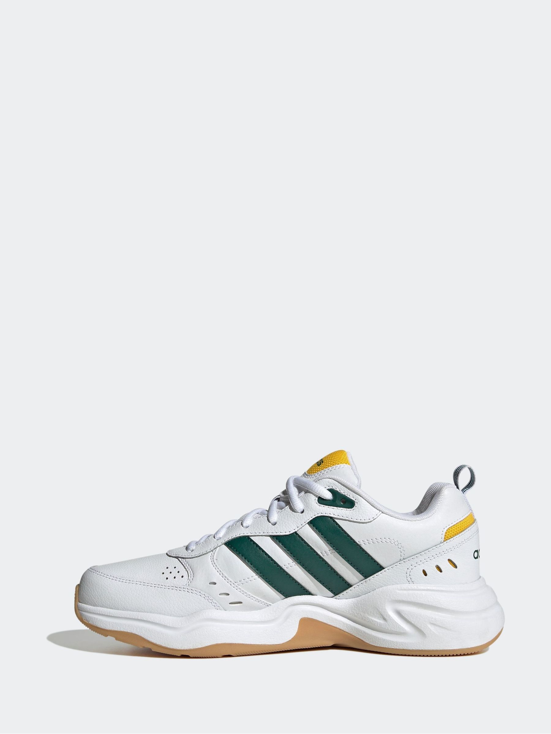 Buy adidas White/Green Strutter Trainers from Next Saudi Arabia