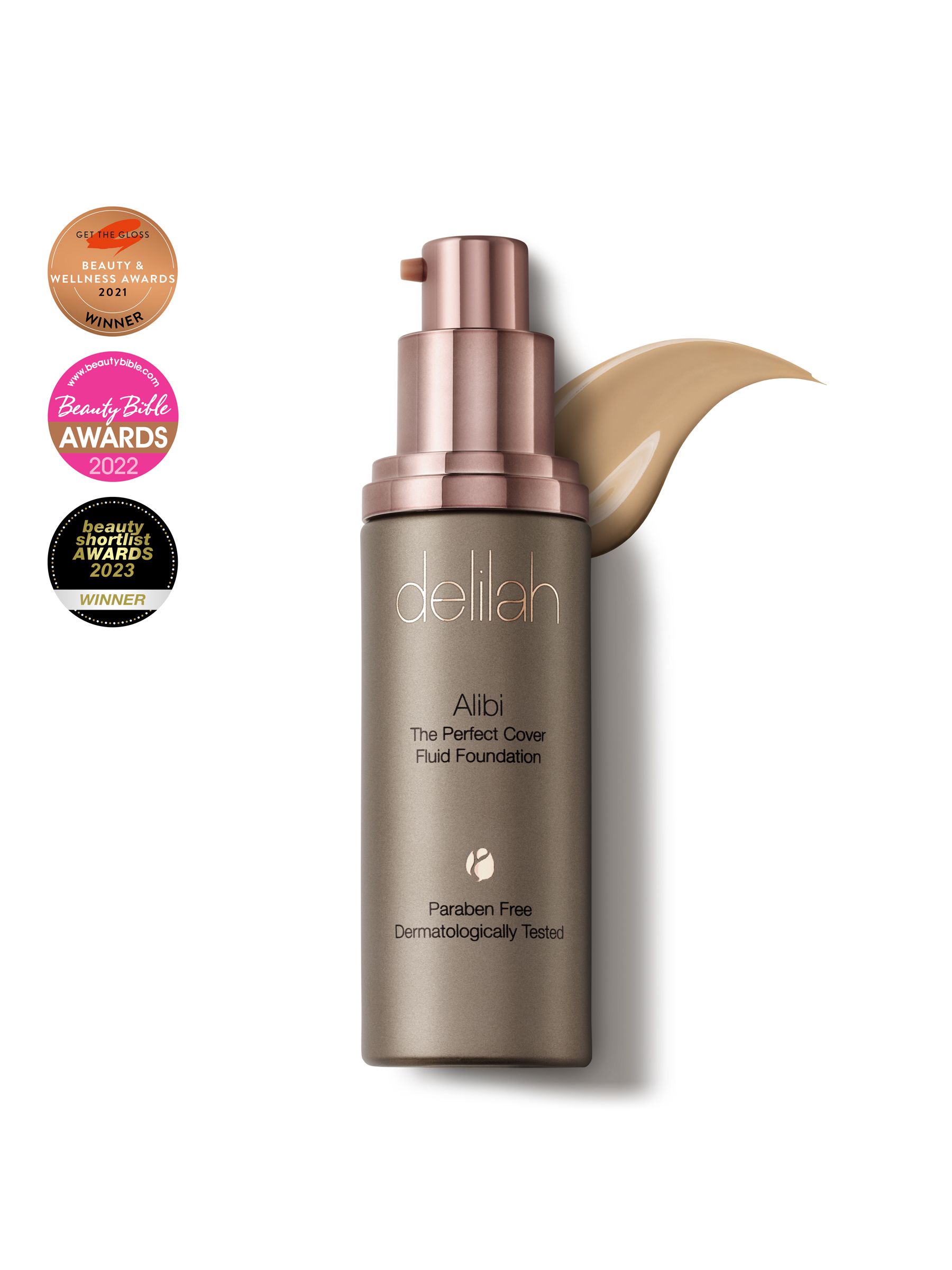 Buy Delilah ALIBI The Perfect Cover Fluid Foundation from the Next UK ...