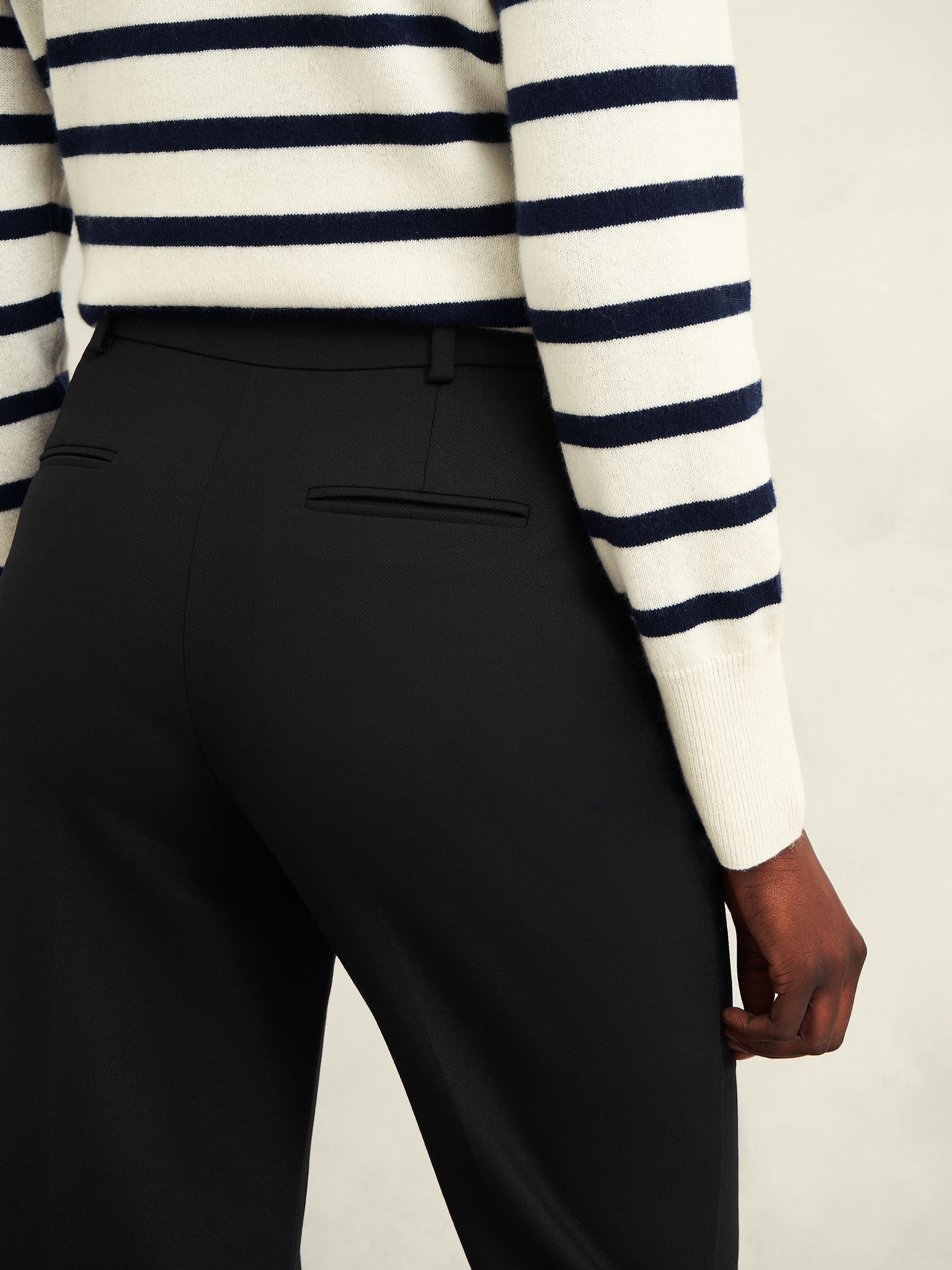 Buy Hobbs Black Sami Tapered Trouser from the Next UK online shop