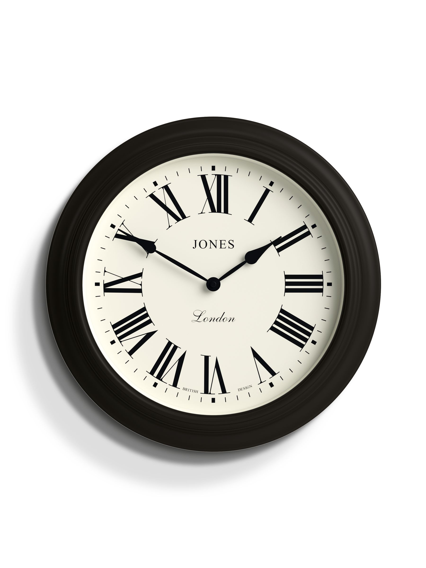 Buy Jones Clocks Black Supper Club Wall Clock 40cm from the Next UK ...