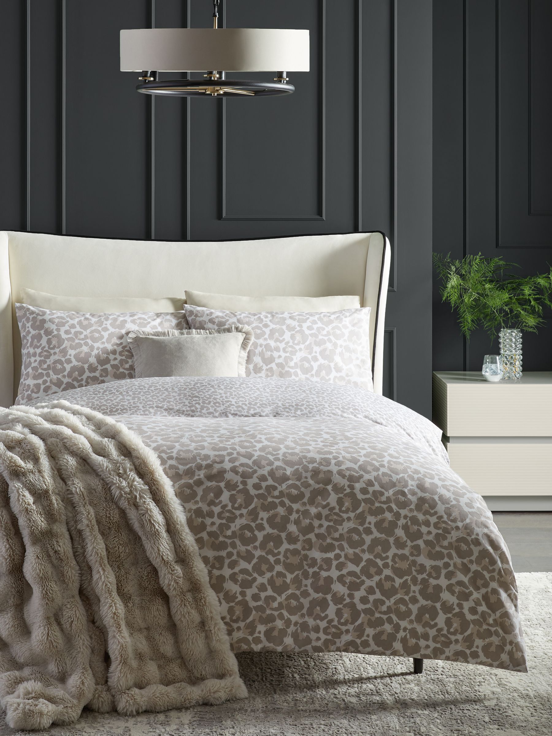 Buy Leopard Print 2 Pack Reversible Duvet Cover and Pillowcase Set from ...