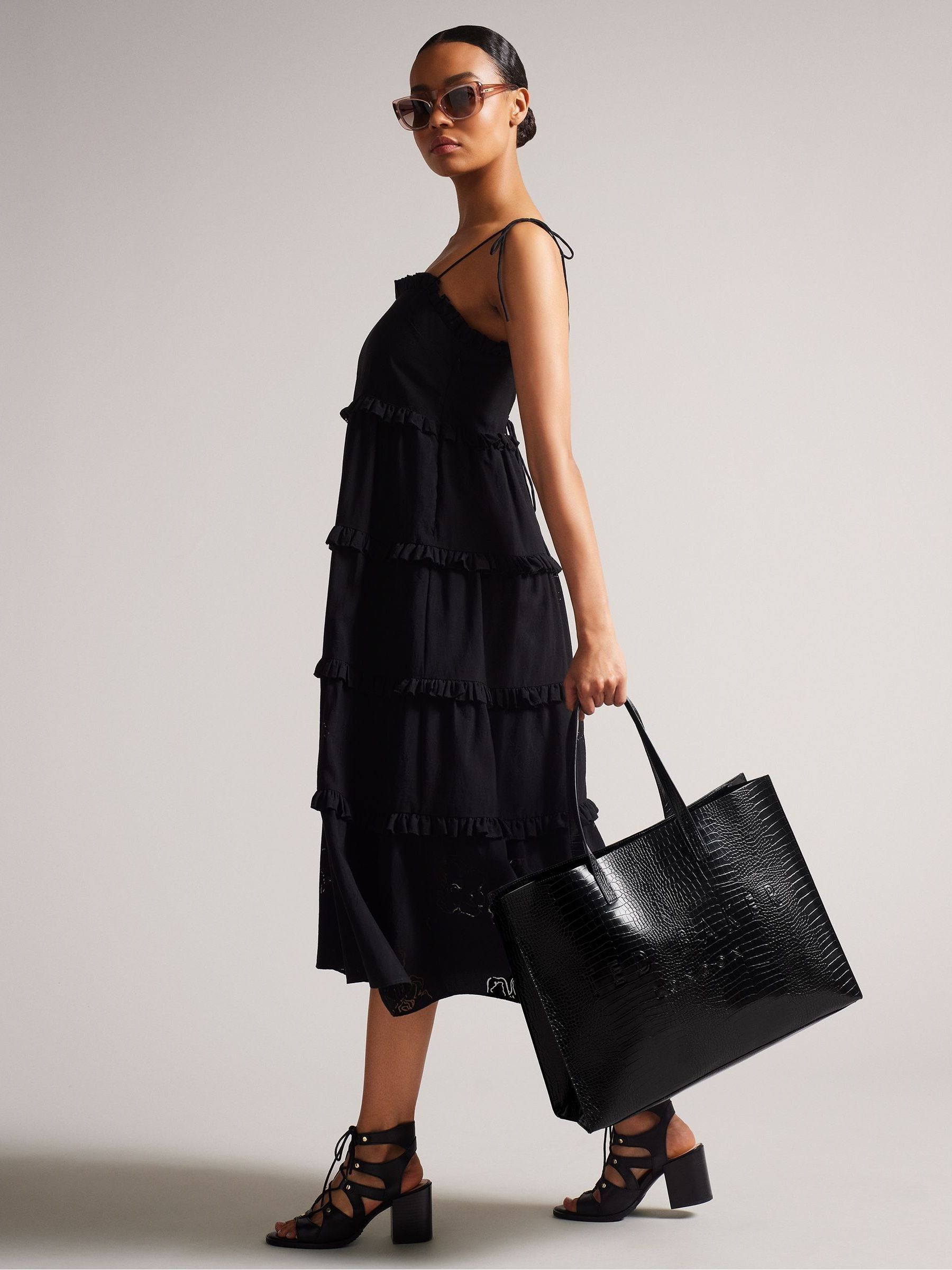Buy Ted Baker Black Seacon Crosshatch Small Icon Bag from Next Malta