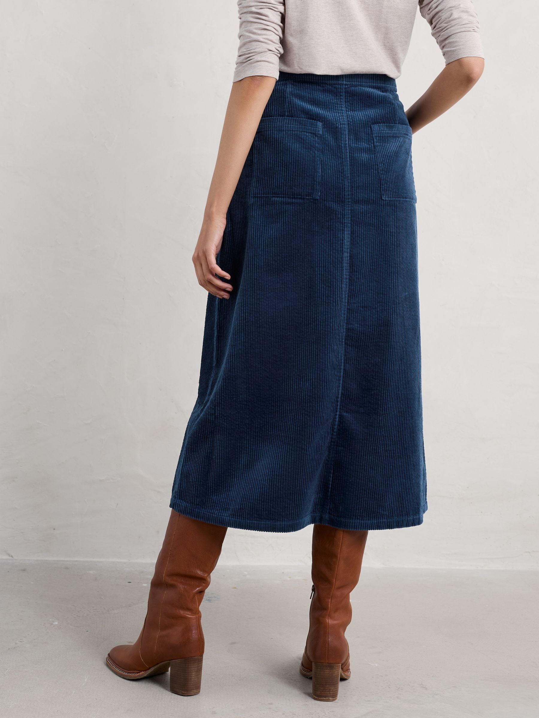 Buy Seasalt Cornwall Navy Blue Window Wren Skirt from the Next UK ...