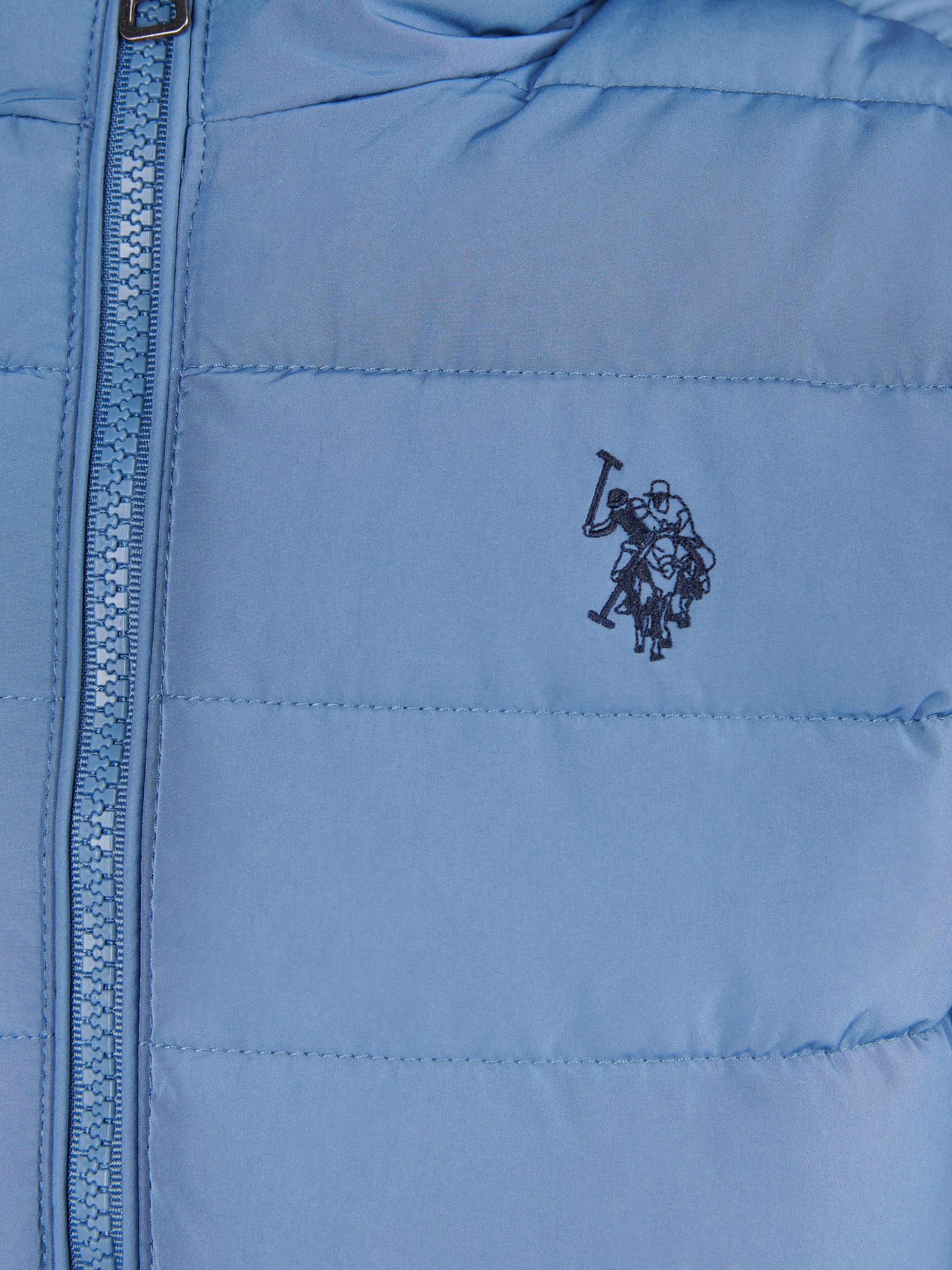 Buy U.S. Polo Assn Blue U.S. Polo Assn. Boys Lightweight Quilt Hooded Puffer Jacket from the ...