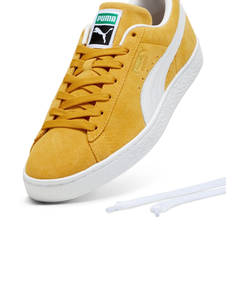 Buy Puma Yellow Unisex Suede Classic Sneakers from the Next UK online shop