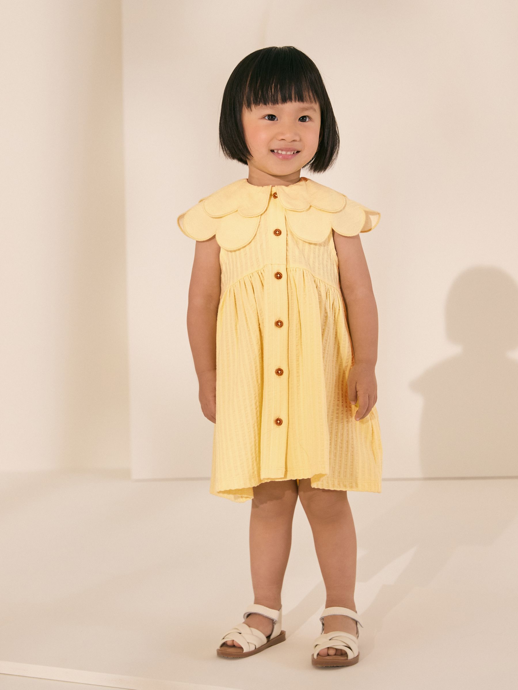 Buy Yellow Collared Summer Dress (3mths-7yrs) from the Next UK online shop