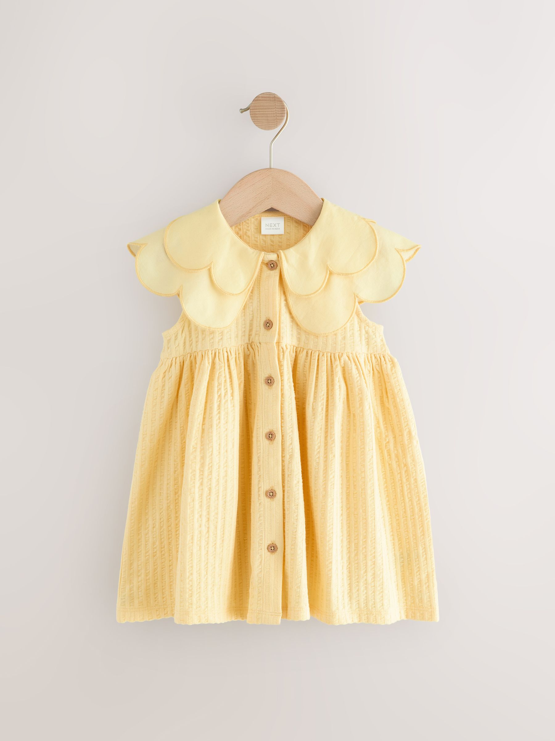 Buy Yellow Collared Summer Dress (3mths-7yrs) from the Next UK online shop