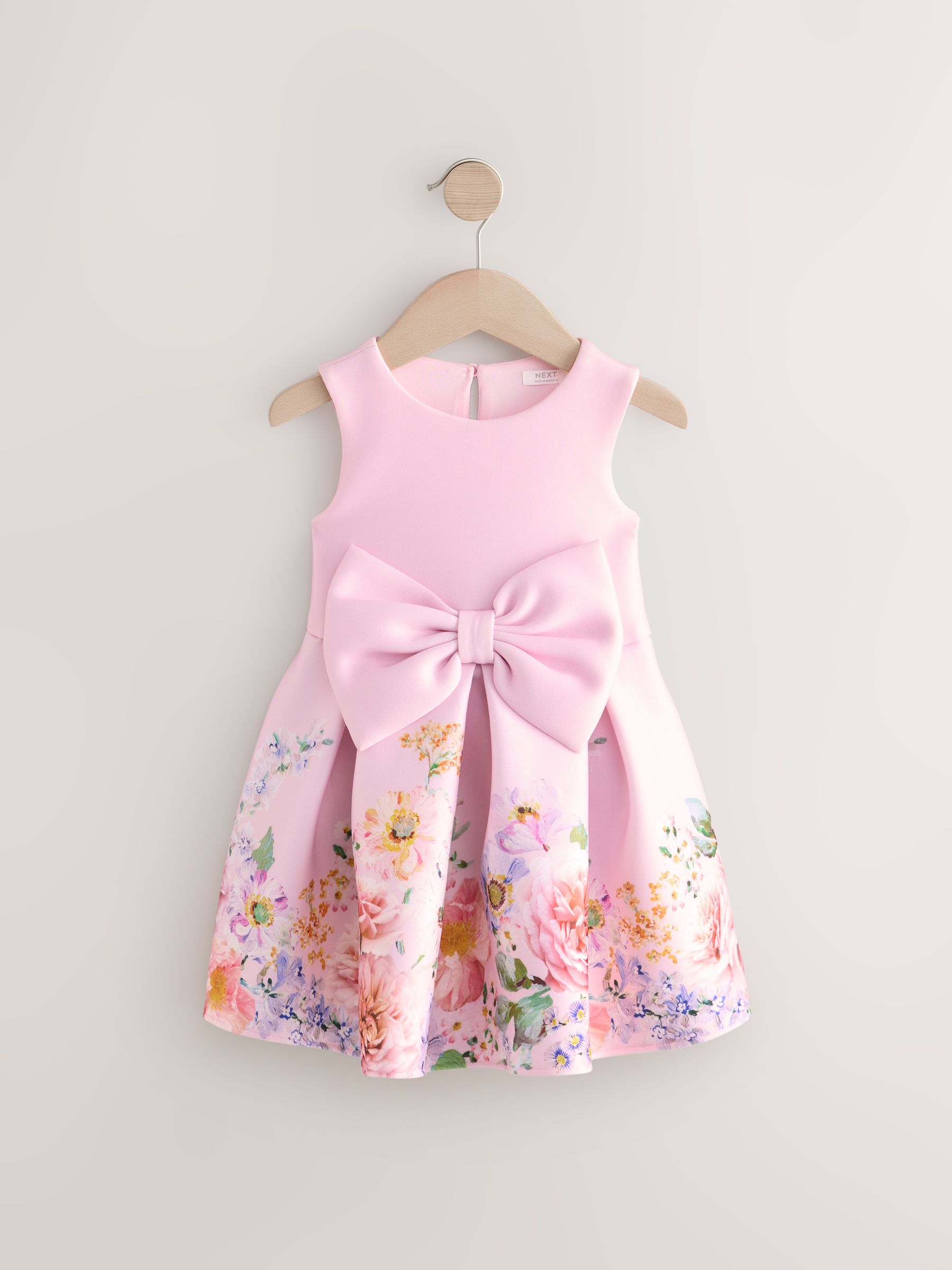 Buy Pink Sleeveless Floral Party Dress (3mths-7yrs) from Next USA