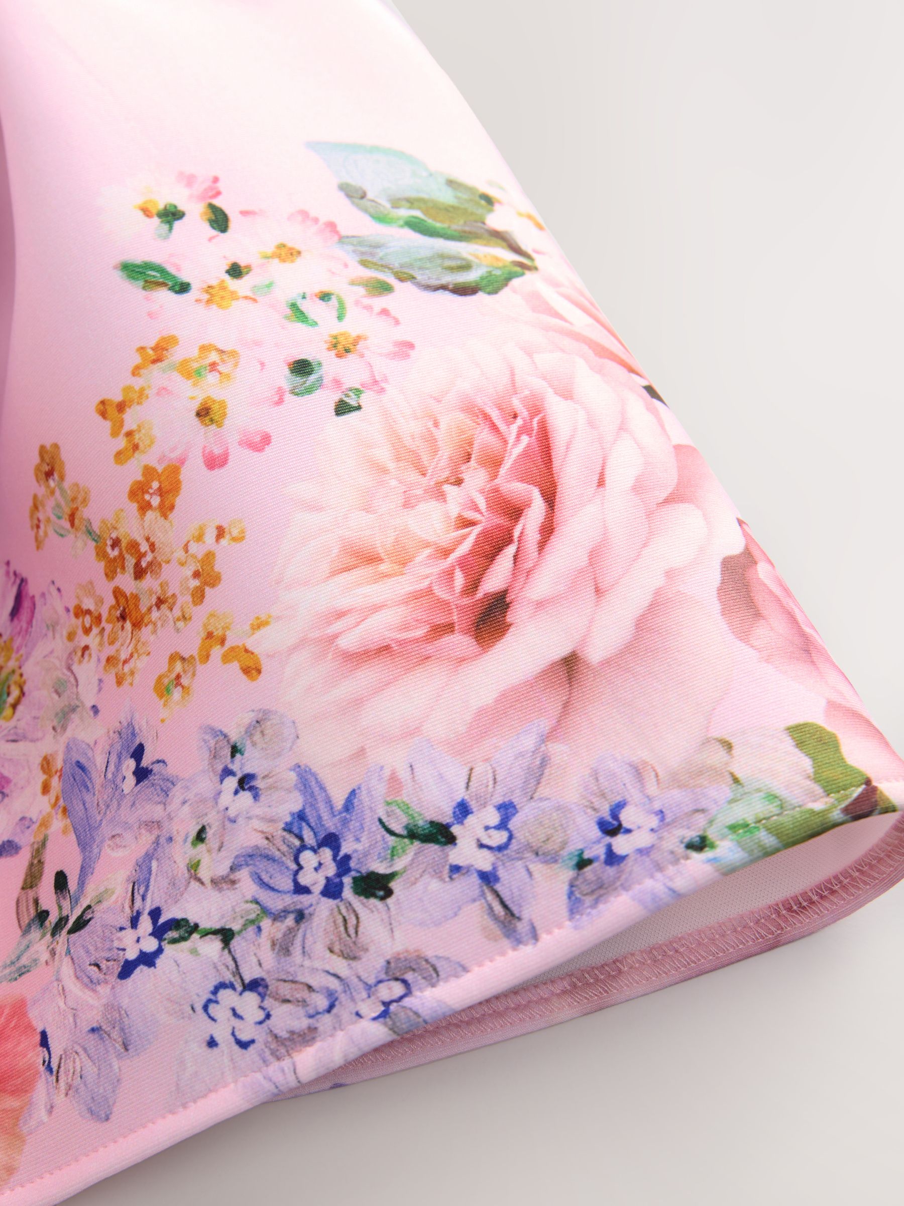 Buy Pink Sleeveless Floral Party Dress (3mths-7yrs) from Next USA