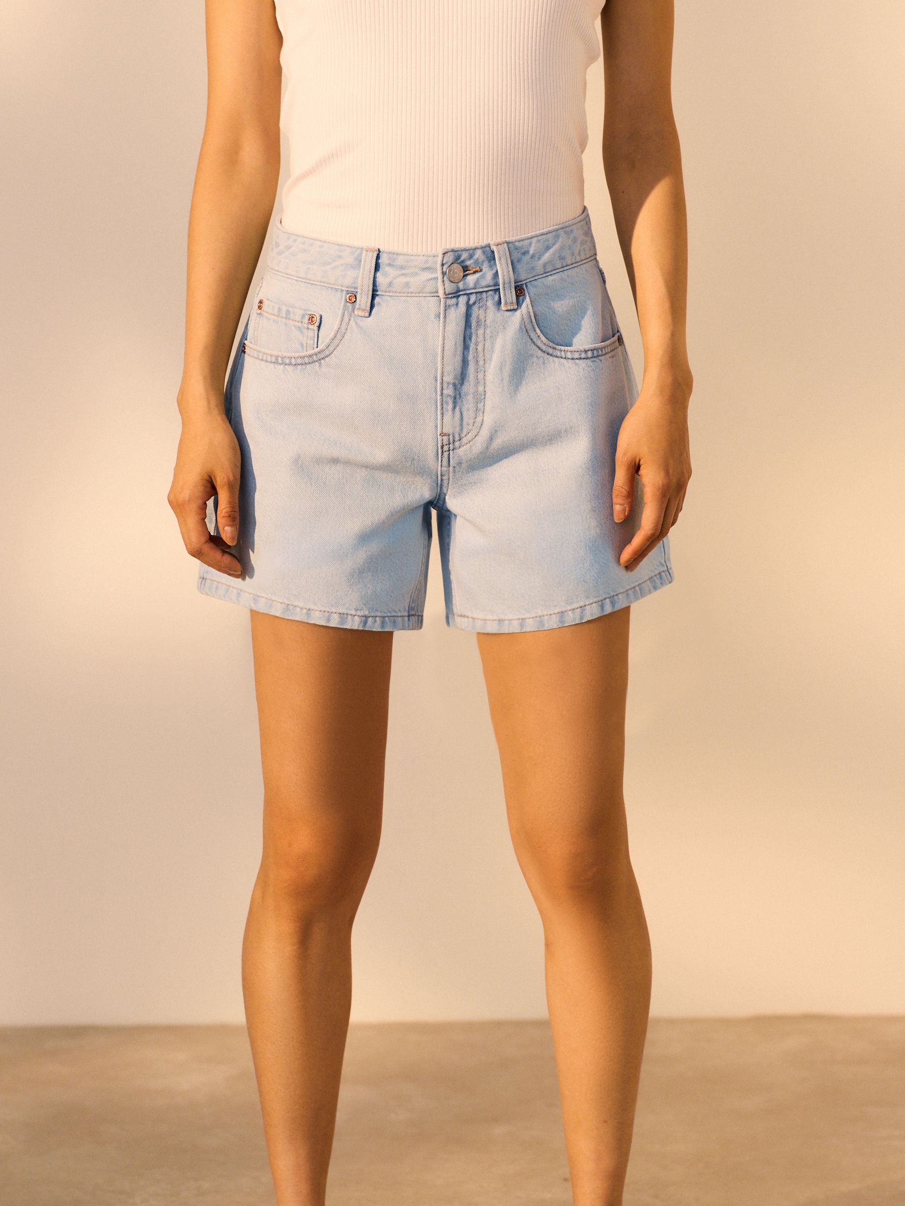 Buy Bleach Rigid Denim Shorts from the Next UK online shop