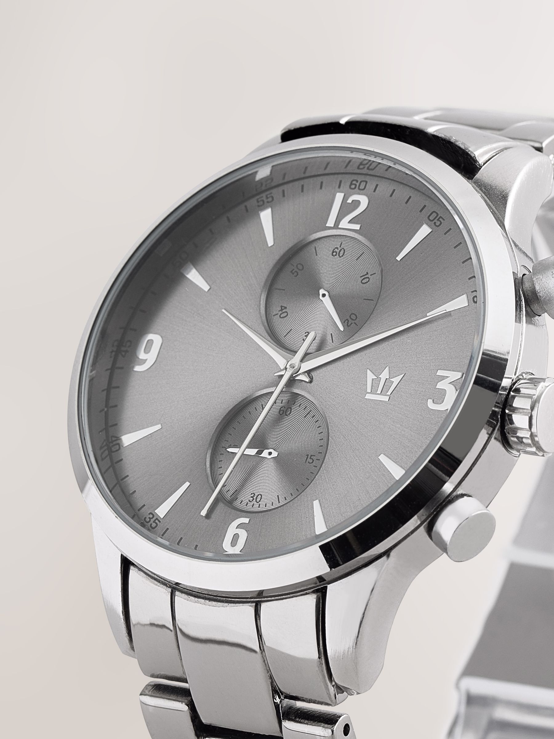 Buy Gun Metal Brushed Bracelet Watch from the Next UK online shop
