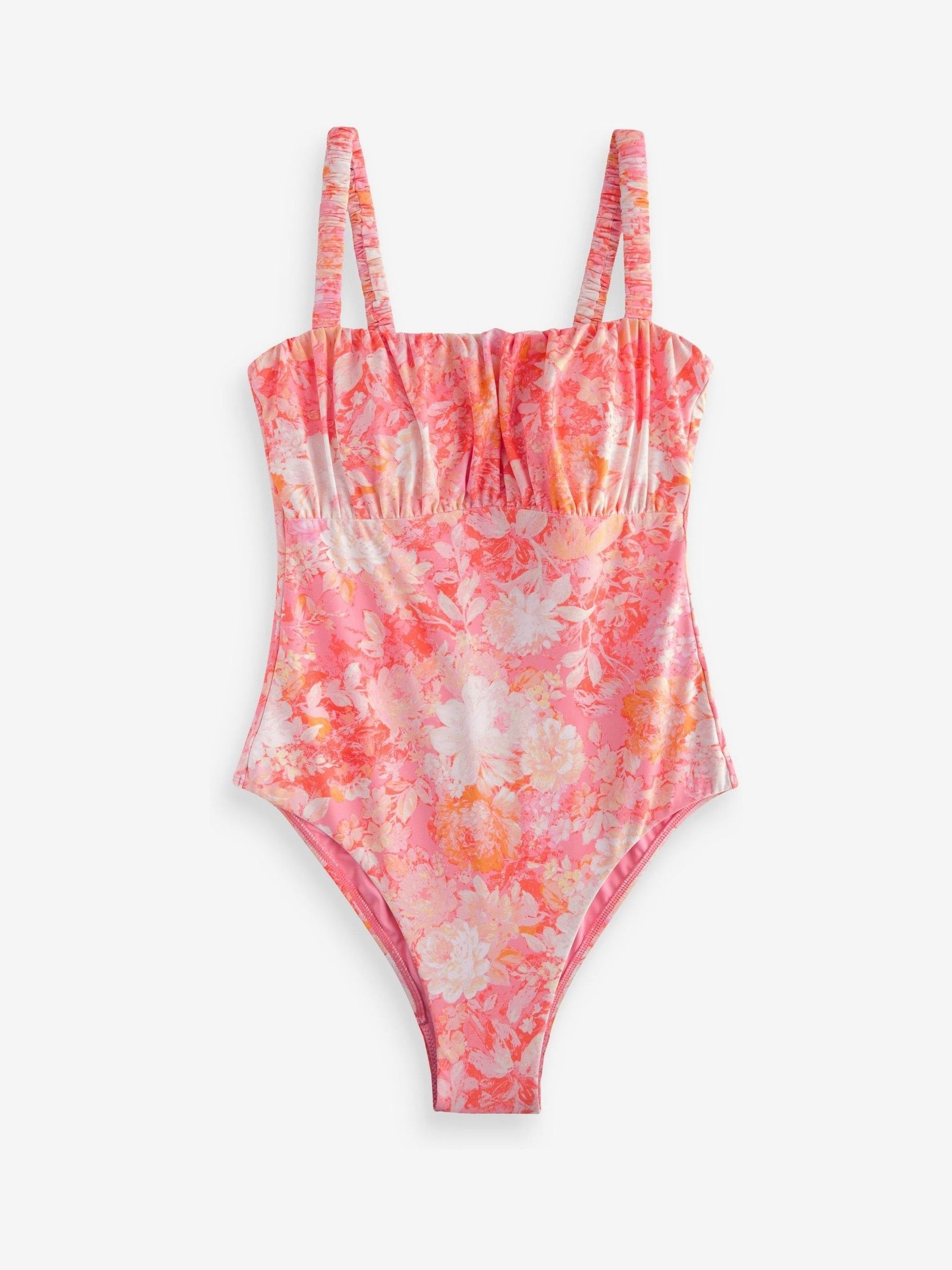 Buy Laura Ashley Coral Pink Mathilde Tummy Control Swimsuit from the ...