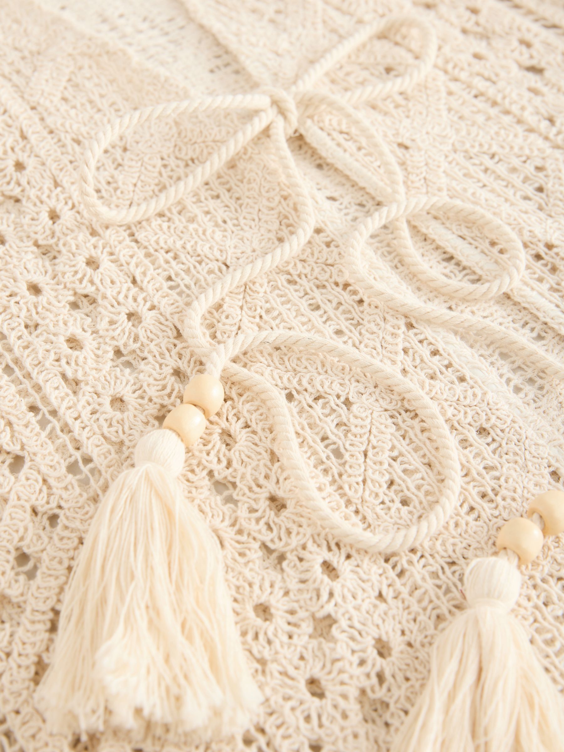 Buy Laura Ashley Ecru Crochet Beach Dress from the Next UK online shop