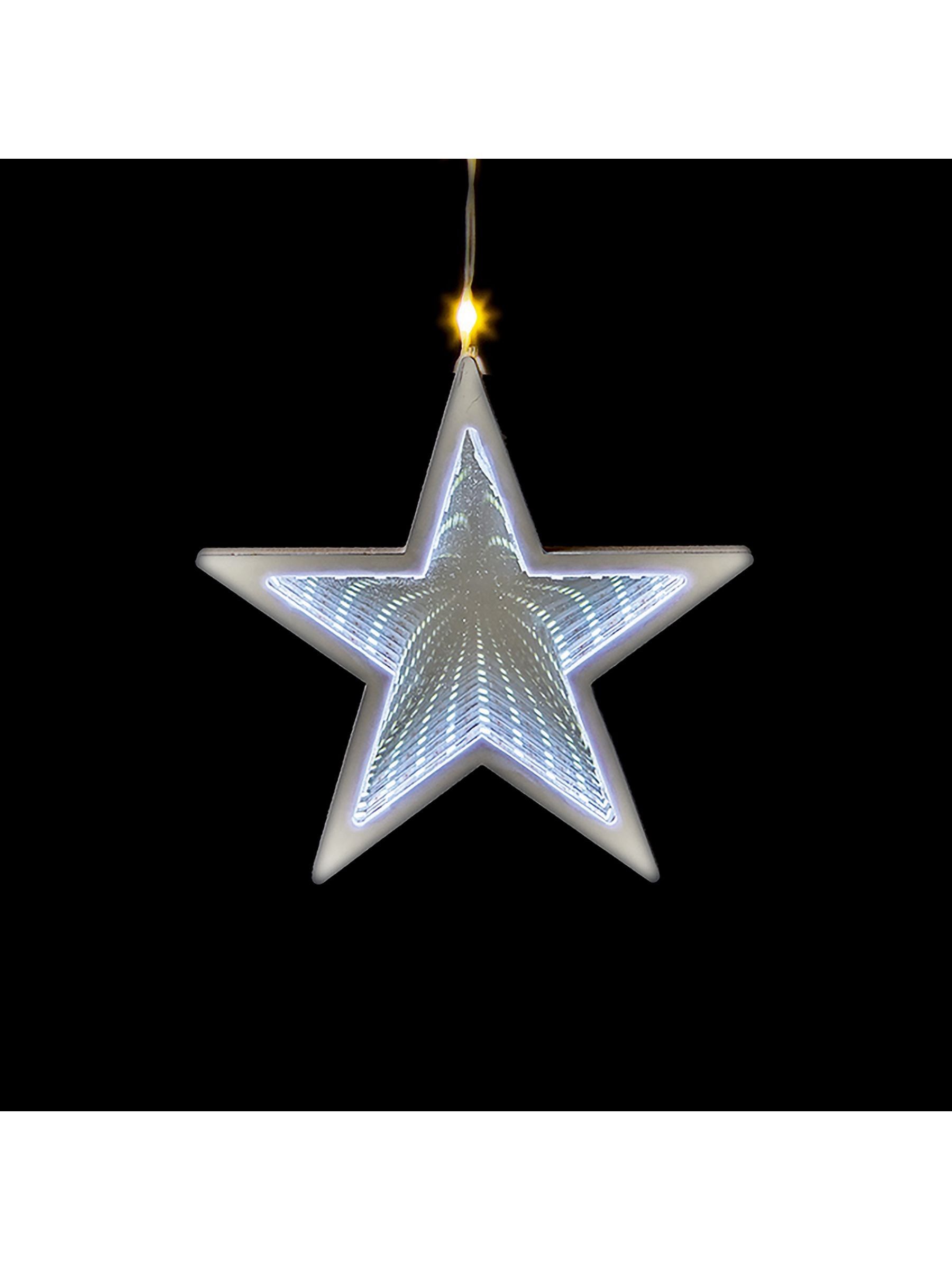 Buy Premier Decorations Ltd Warm White 1.2x1.2m Infinity Stars V ...