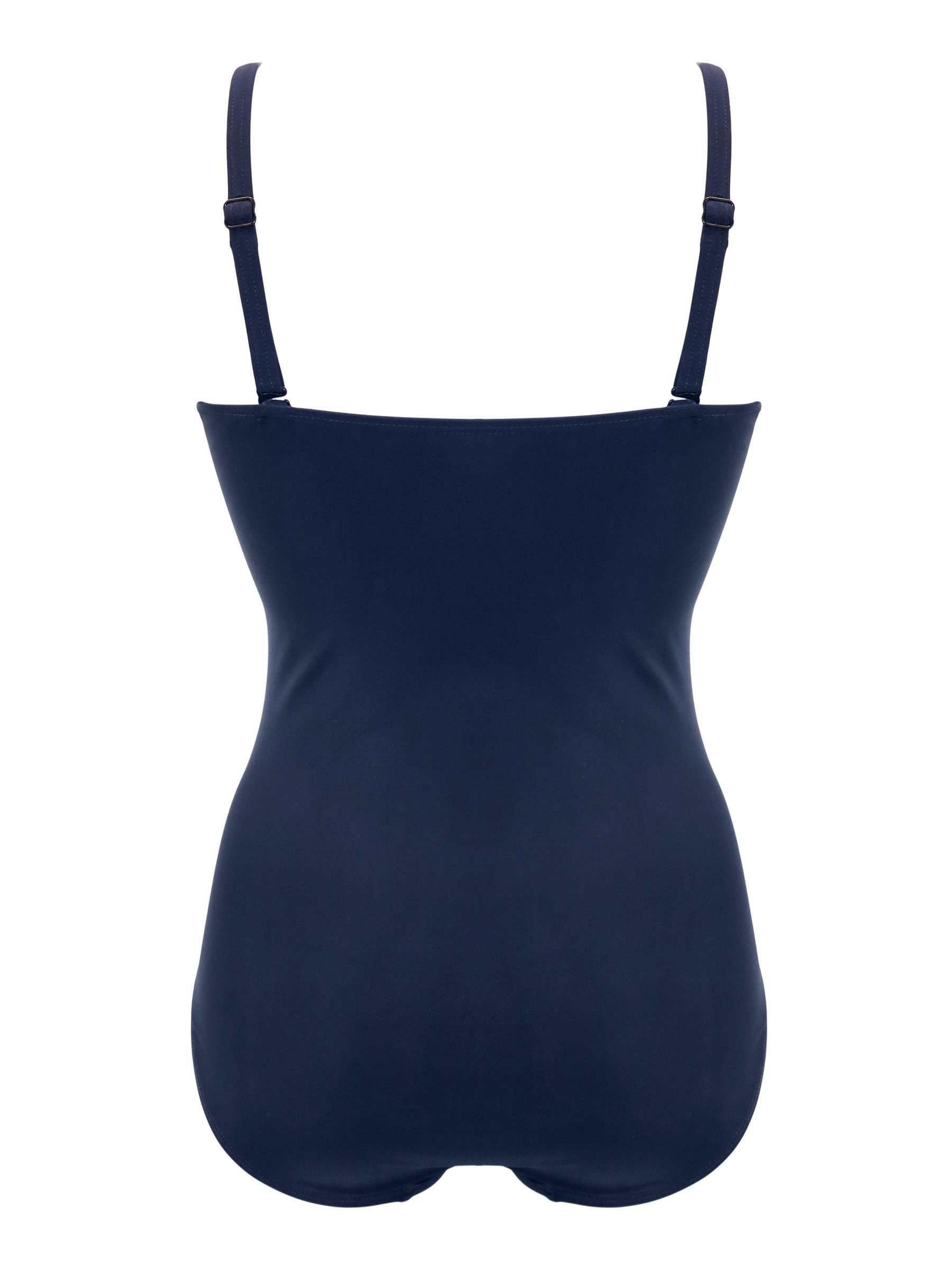 Buy Pour Moi Navy Blue Santa Monica Removable Straps Tummy Control ...