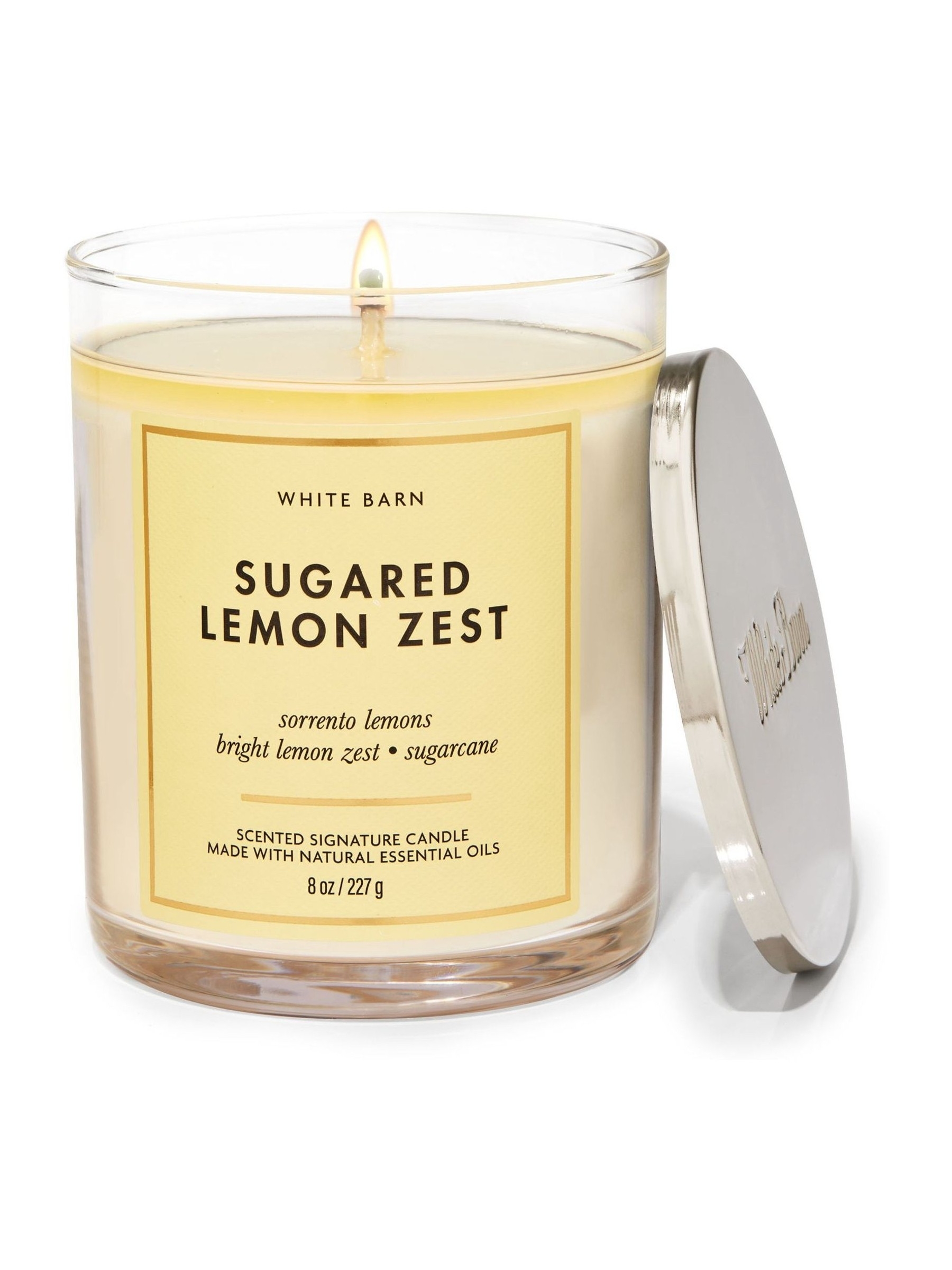 Buy Bath & Body Works Sugared Lemon Zest Single Wick Candle 211 g from ...