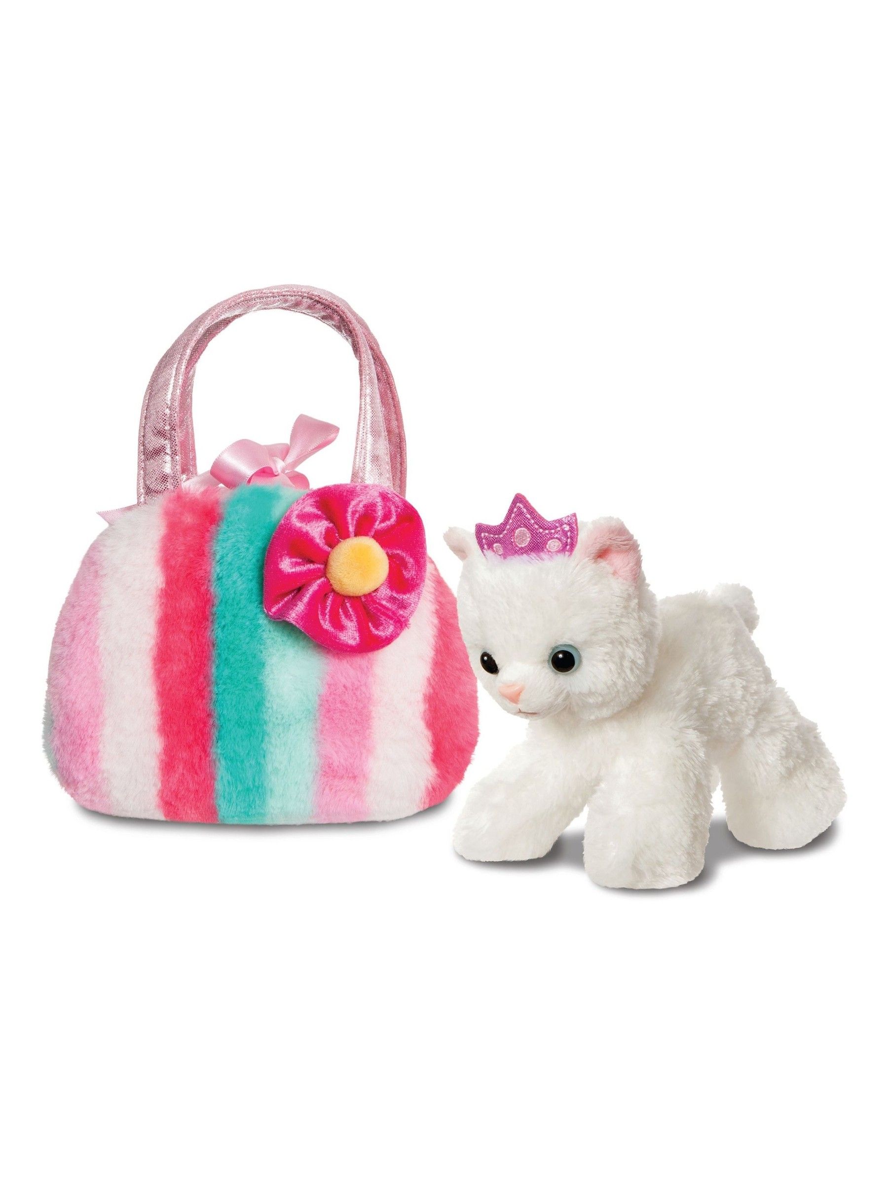 Buy Aurora World Fancy Pal Princess Kitty Soft Toy Pet Carrier from the ...