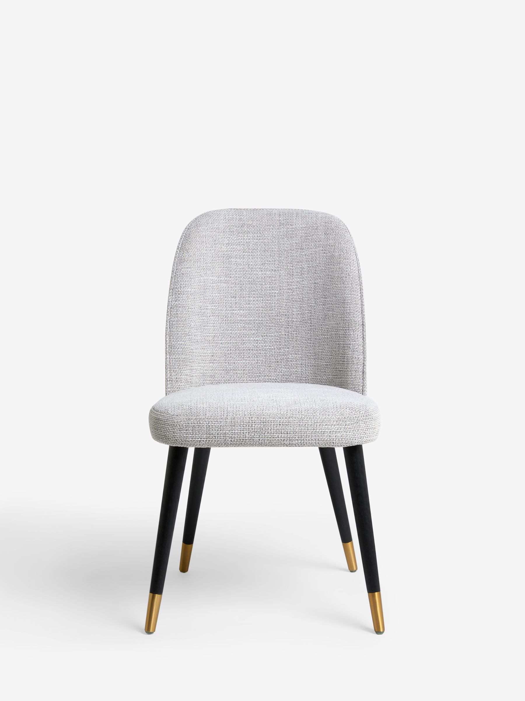 Buy Set of 2 Fleck Chenille Light Natural Valencia Upholstered Black ...
