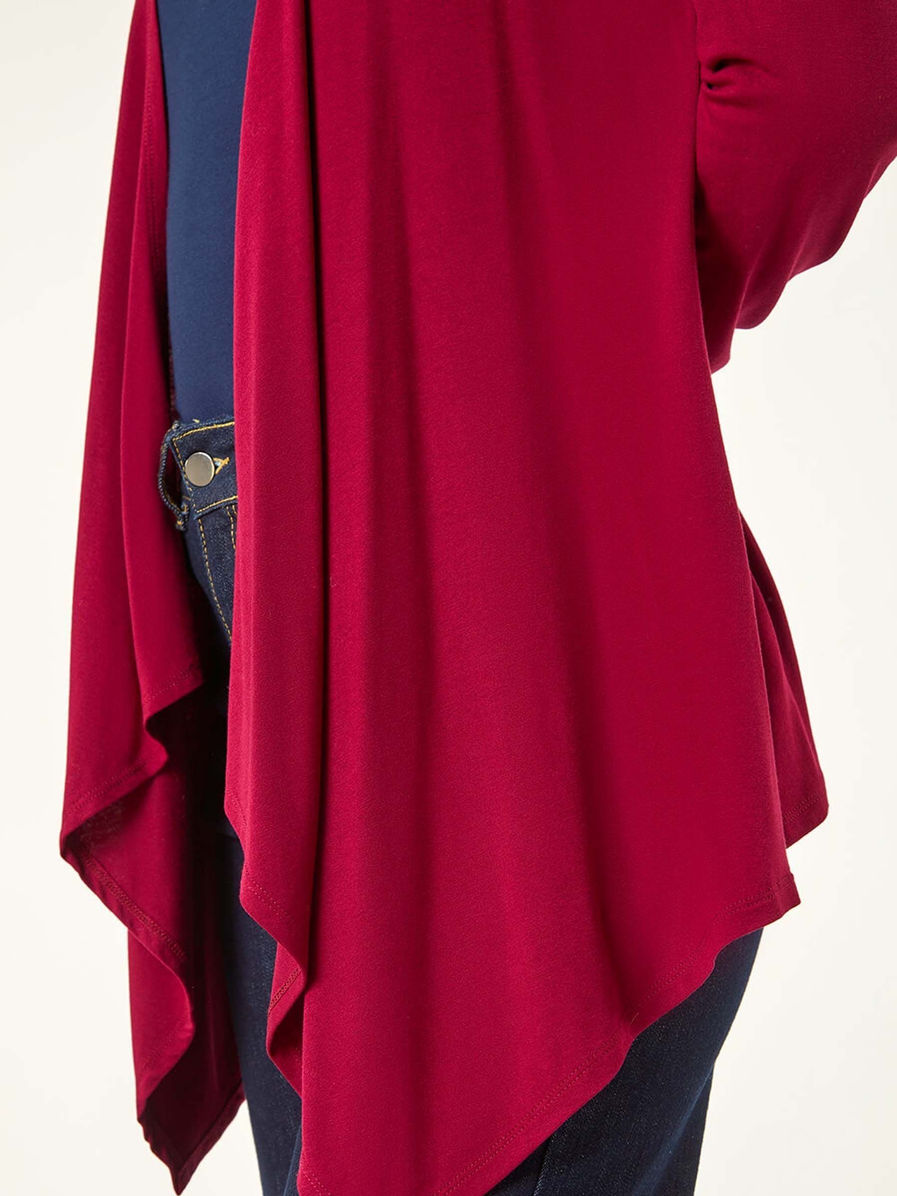 Buy Roman Red Waterfall Front Jersey Knit Cardigan from the Next UK ...