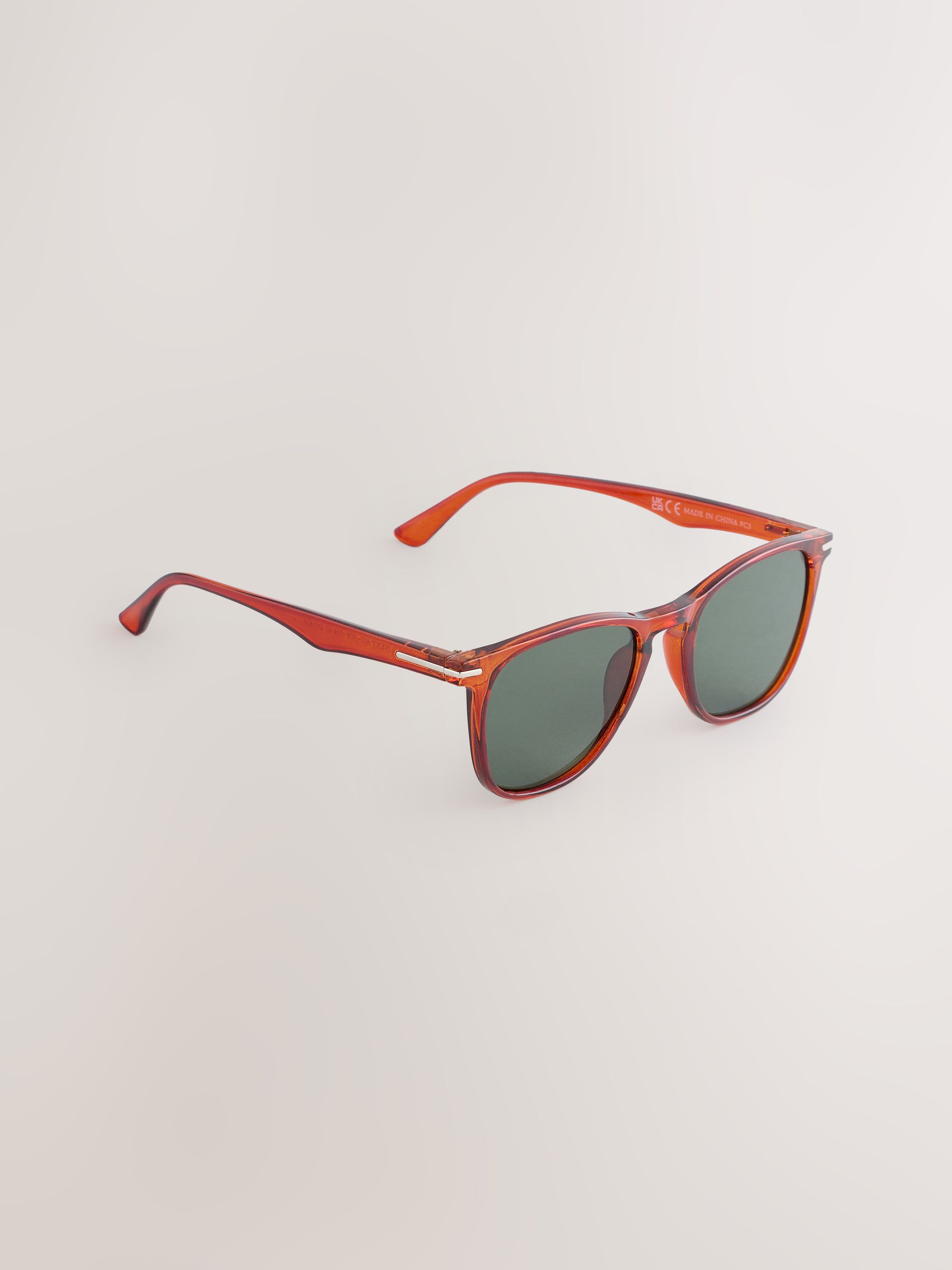 Buy Bright Red Round Sunglasses from the Next UK online shop