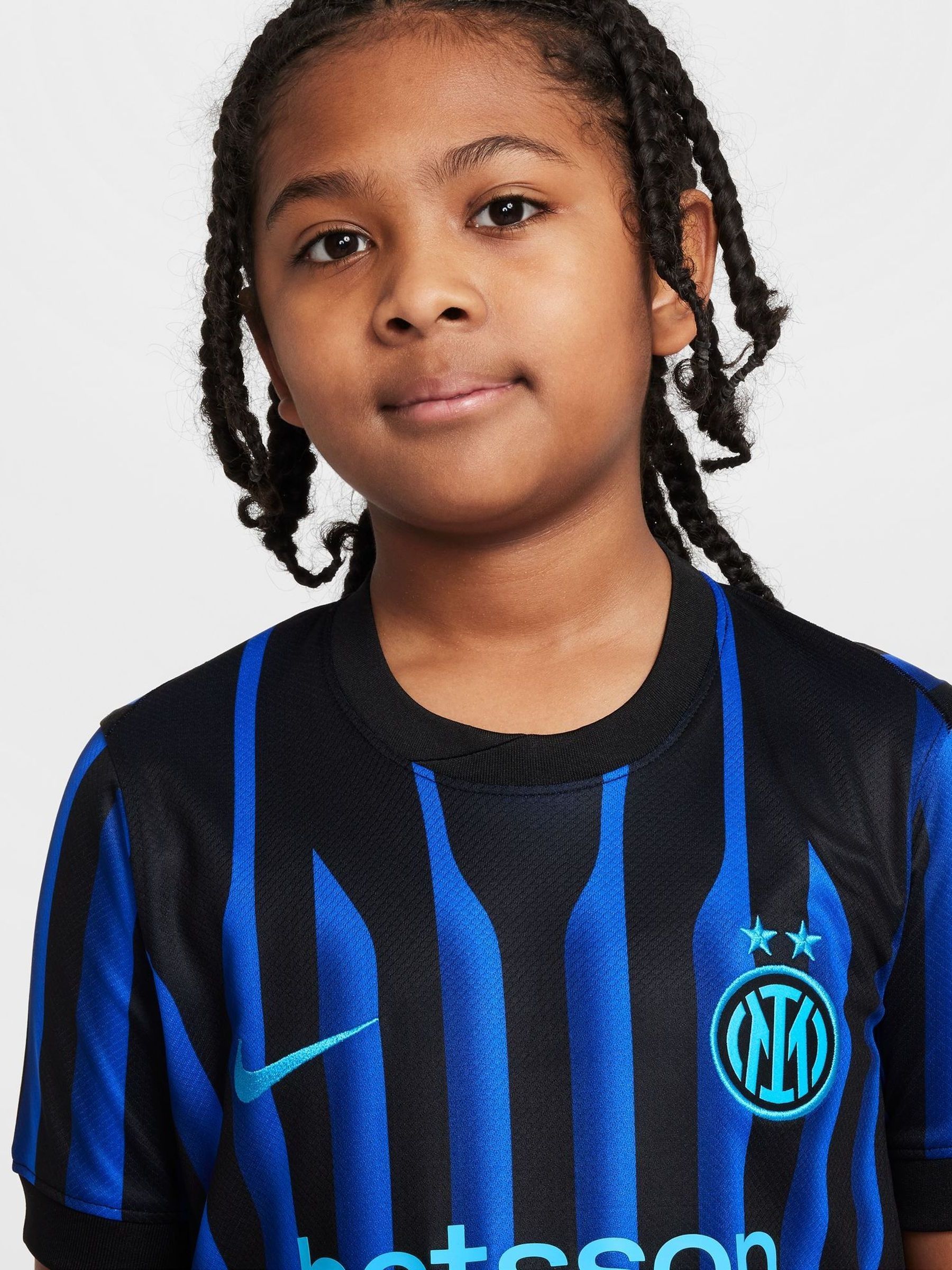 Buy Nike Blue Inter Milan FC Stadium Home Football Shirt from the Next ...