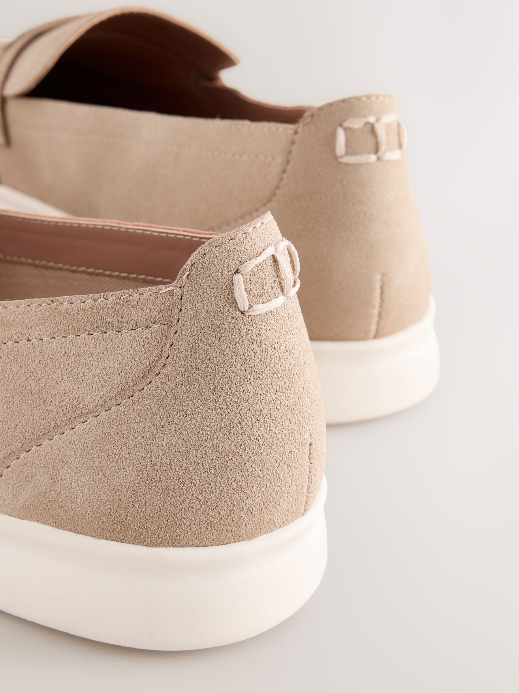 Buy Neutral Forever Comfort® Round Toe Loafers from the Next UK online shop