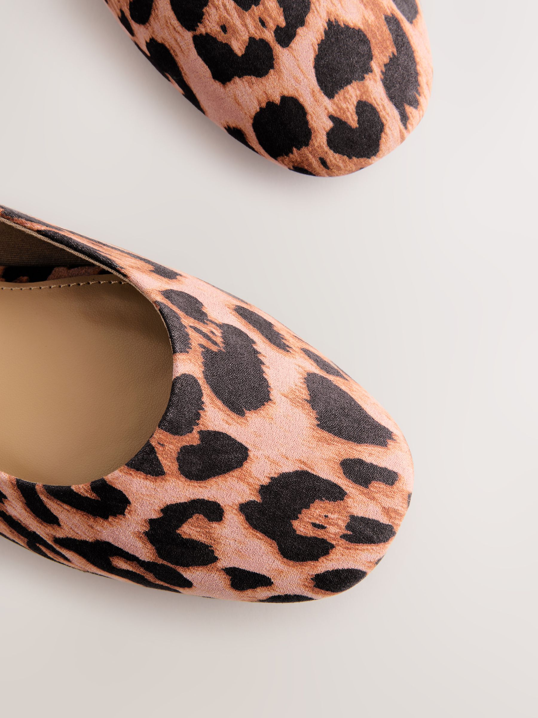 Buy Leopard Print Standard/Wide Fit Round Toe Mary Jane Shoes from the ...