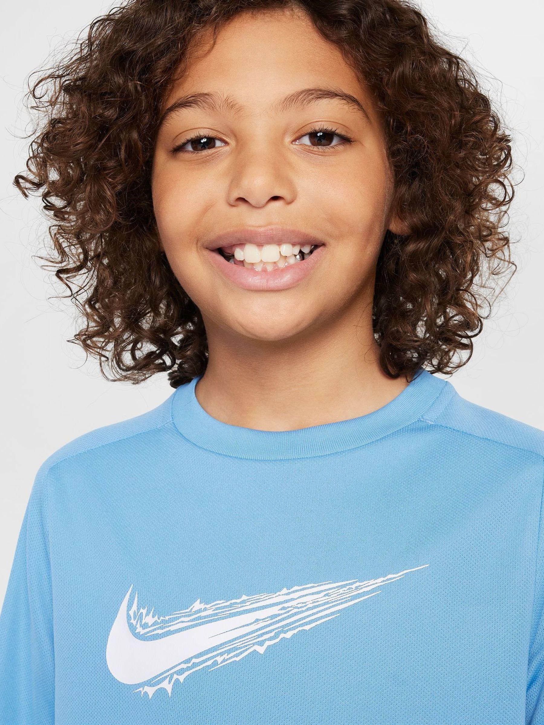 Buy Nike Beyond Blue Dri-FIT Short Sleeve T-Shirt from Next Ireland