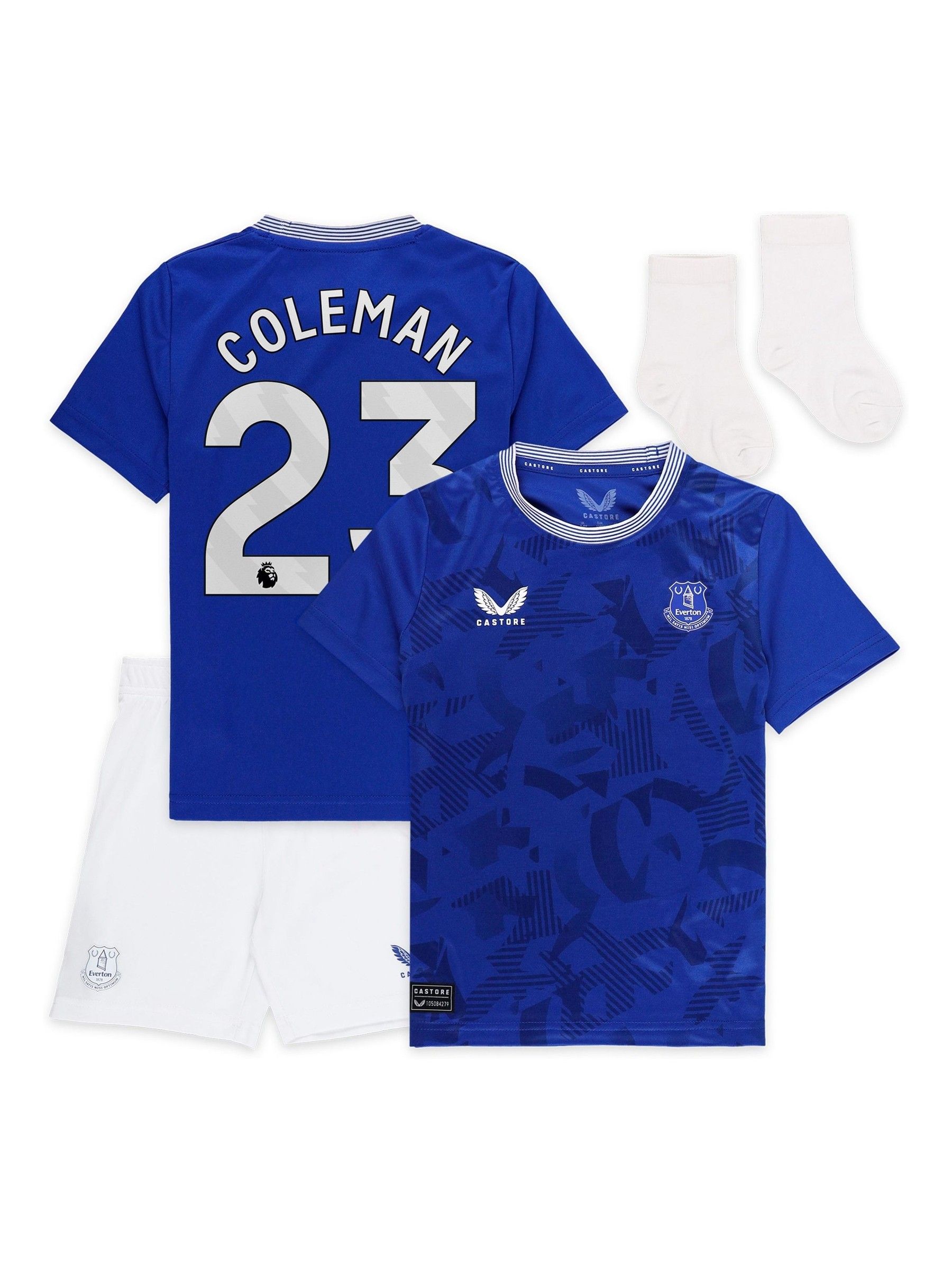 Buy Castore Blue Everton Home Baby Kit 2024-25 with Coleman 23 Printing ...