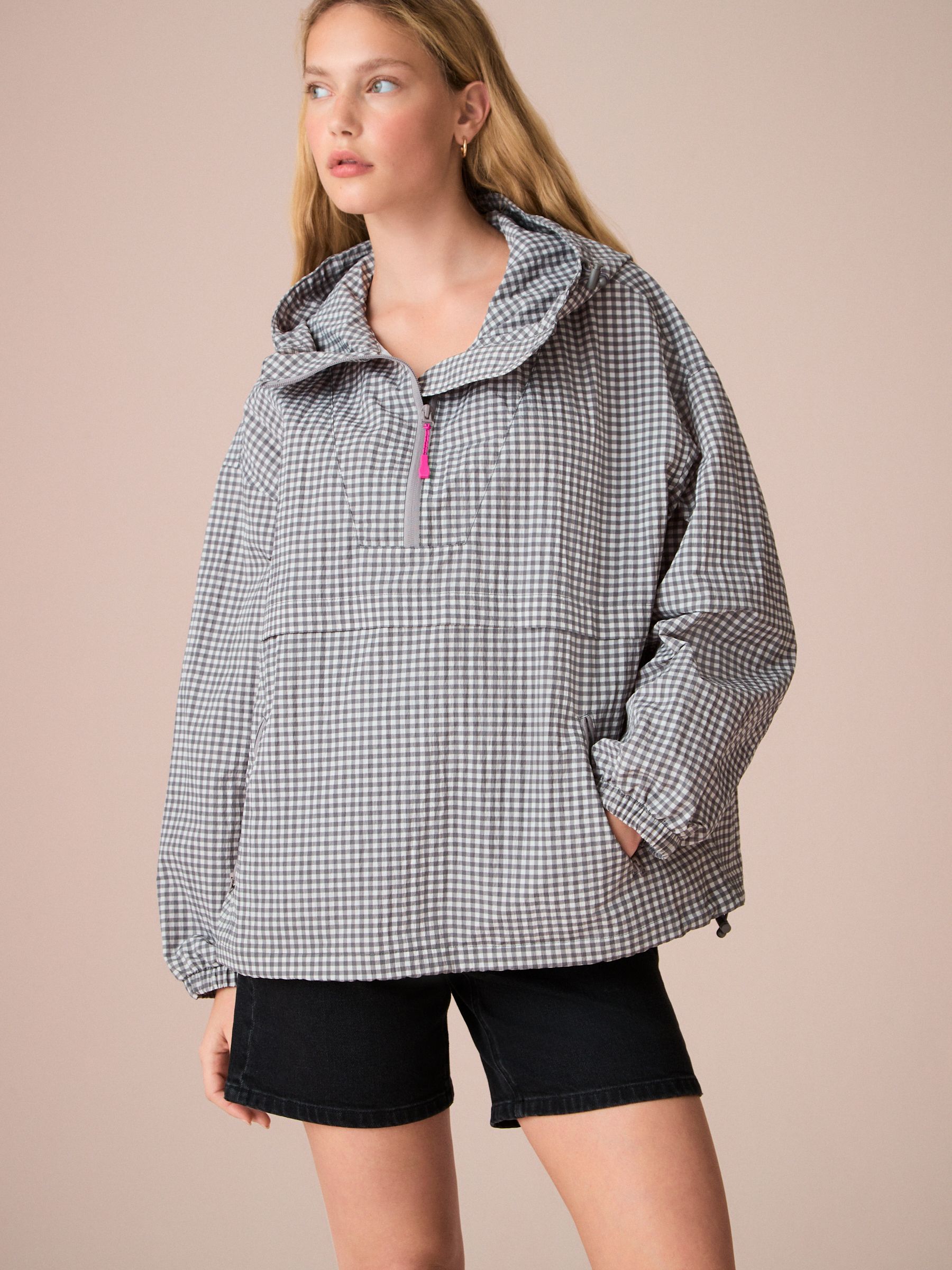 Buy Gingham Overhead Rain Jacket from the Next UK online shop