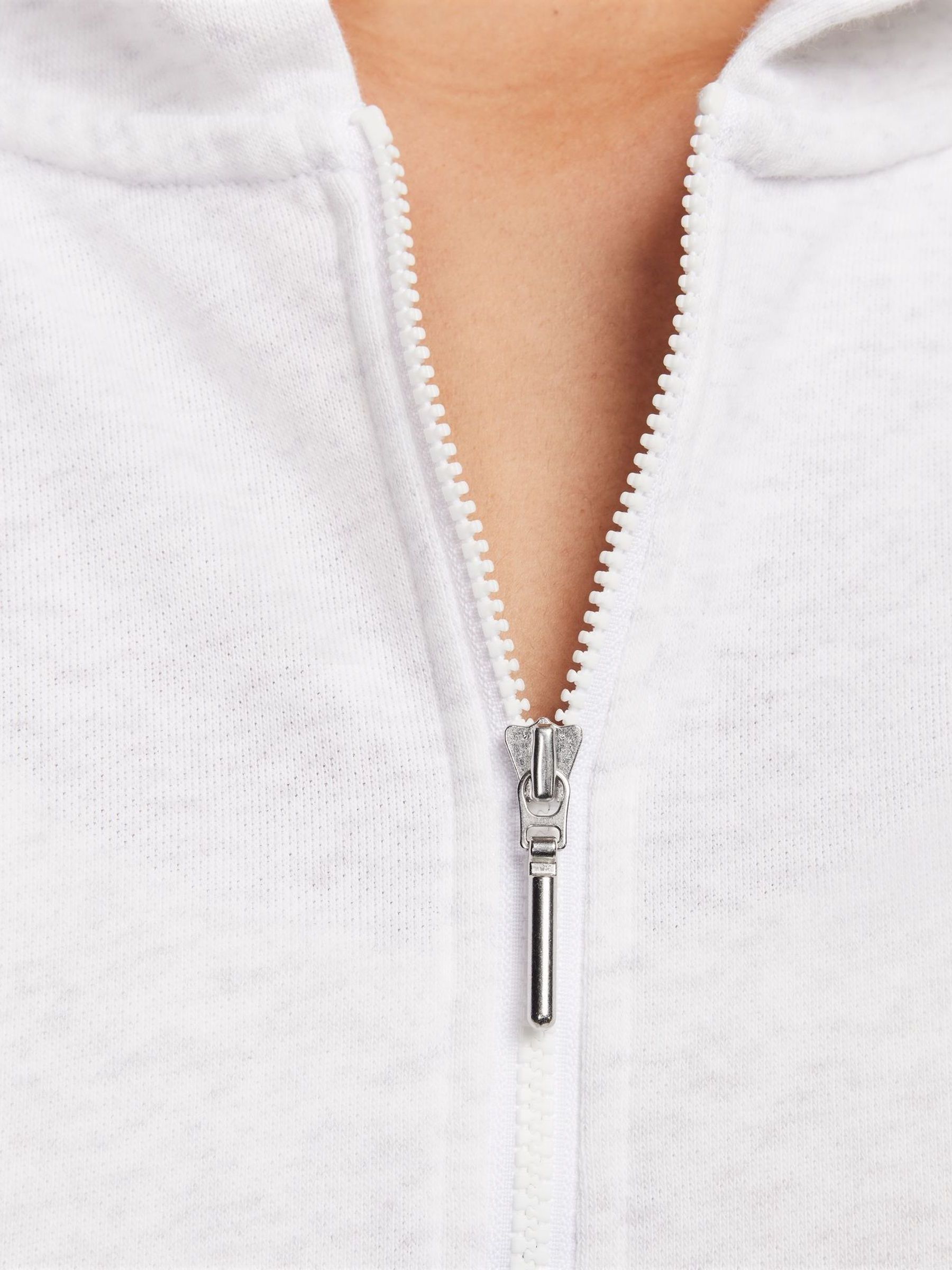 Buy Nike Birch Heather White Sportswear Chill Terry Loose Full-Zip ...
