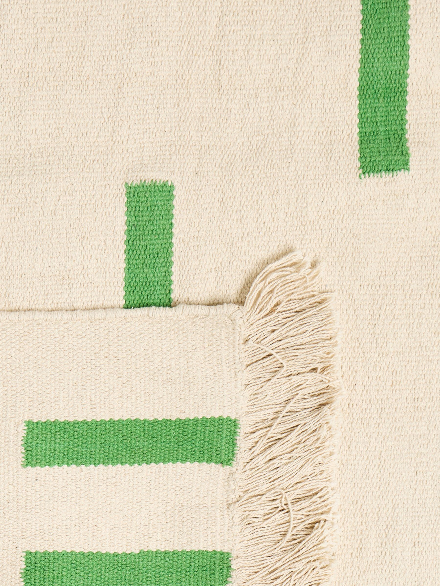 Buy Oliver Bonas Green Dash Geometric Runner Rug from the Next UK ...