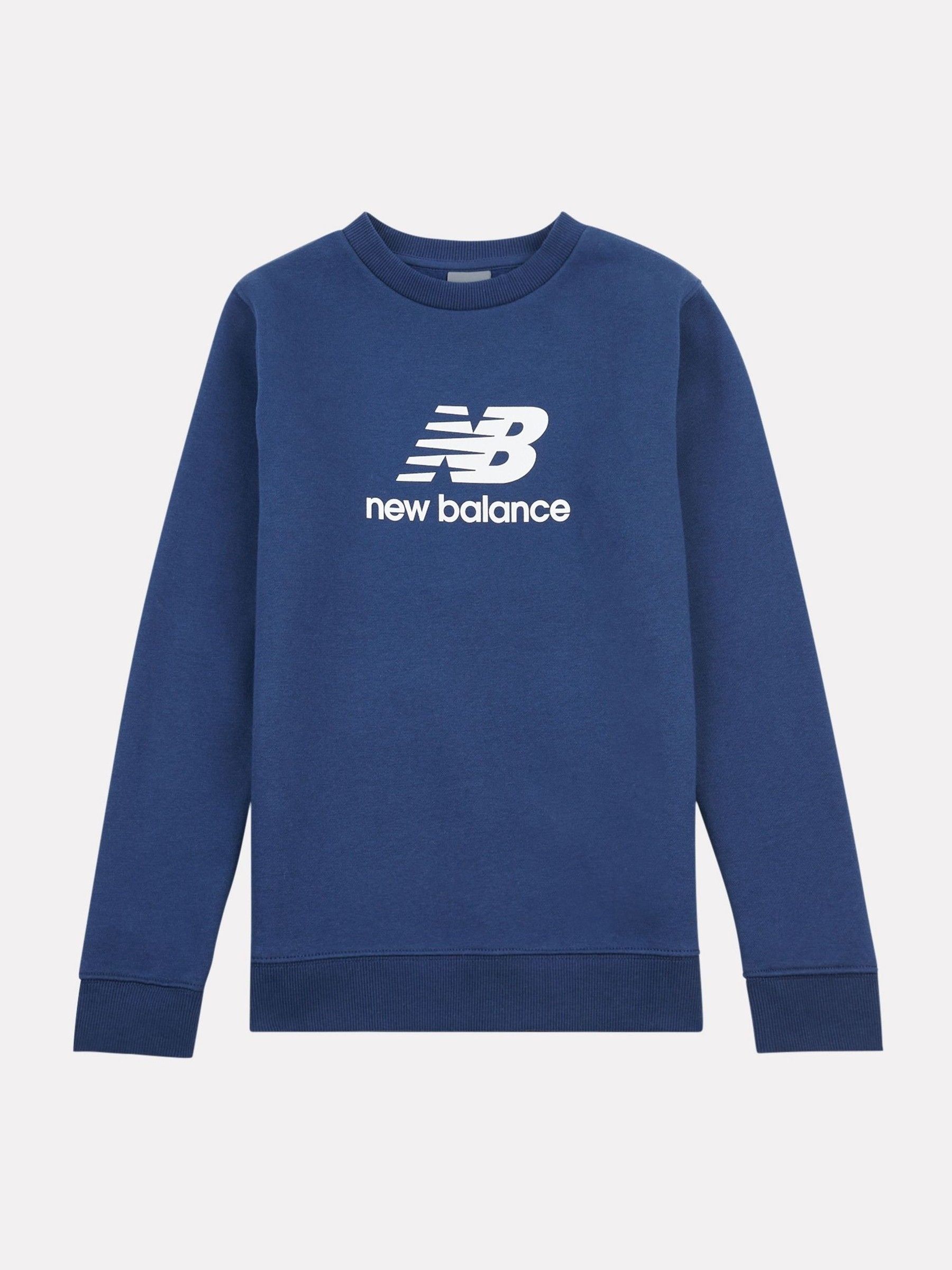 Buy New Balance Navy Stacked Logo Sweatshirt from the Next UK online shop