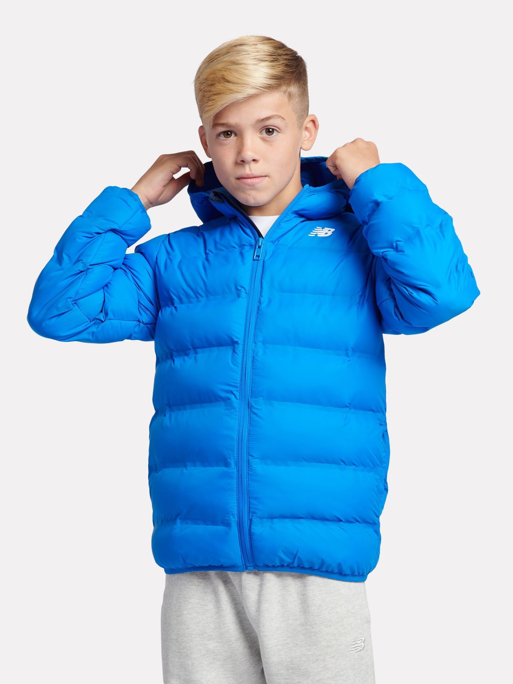Buy New Balance Blue Bond Quilted Jacket from the Next UK online shop