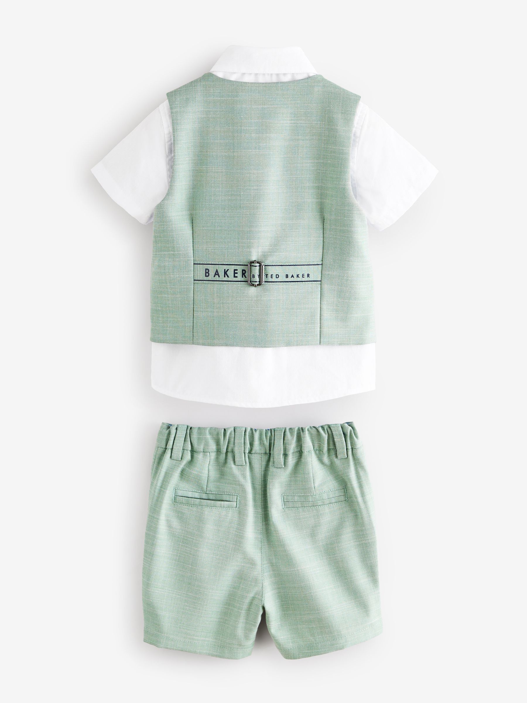 Buy Baker by Ted Baker Green Shirt Waistcoat and Shorts Set from Next ...