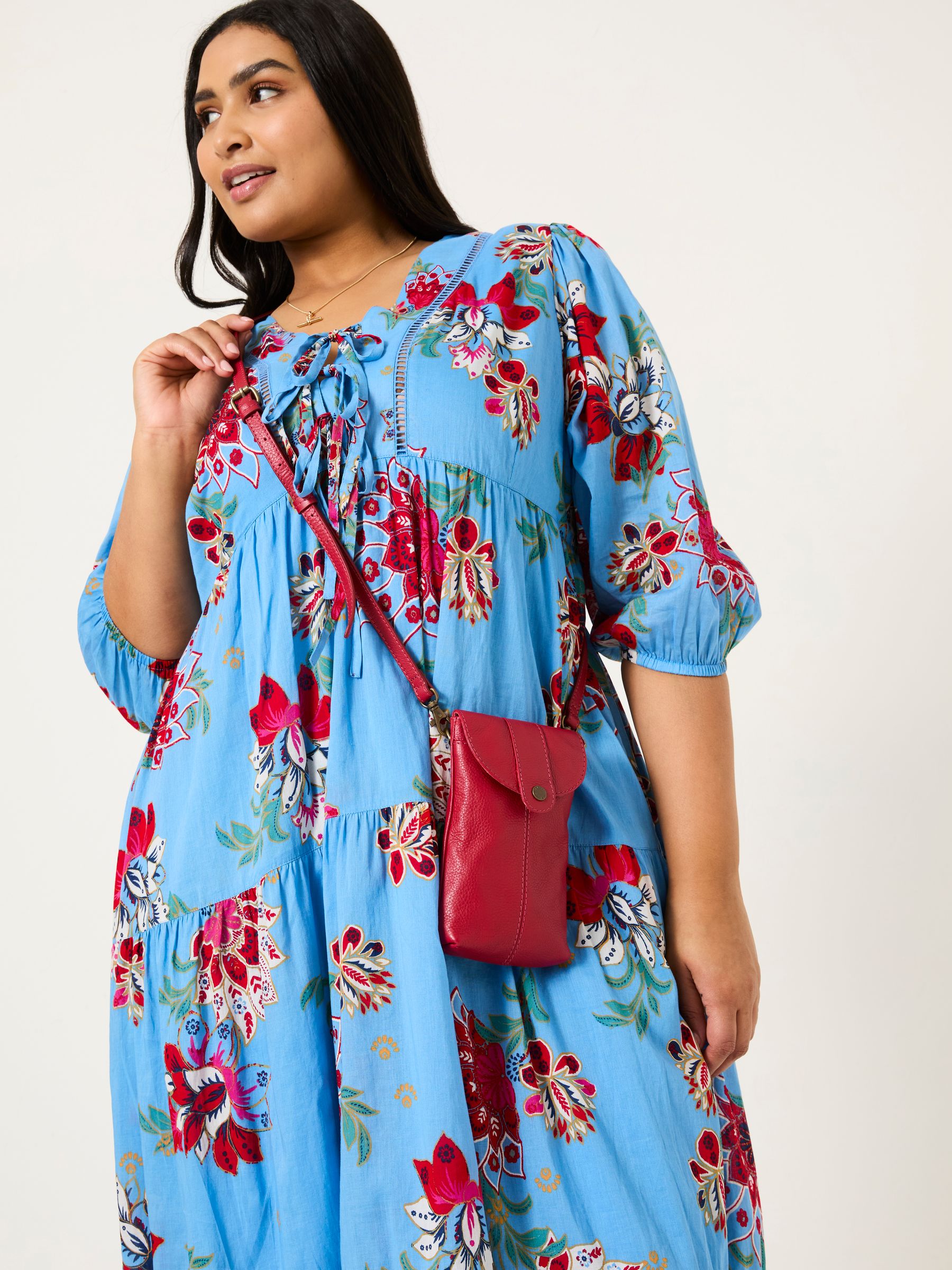 Buy FatFace Red Clara Phone Bag from Next India