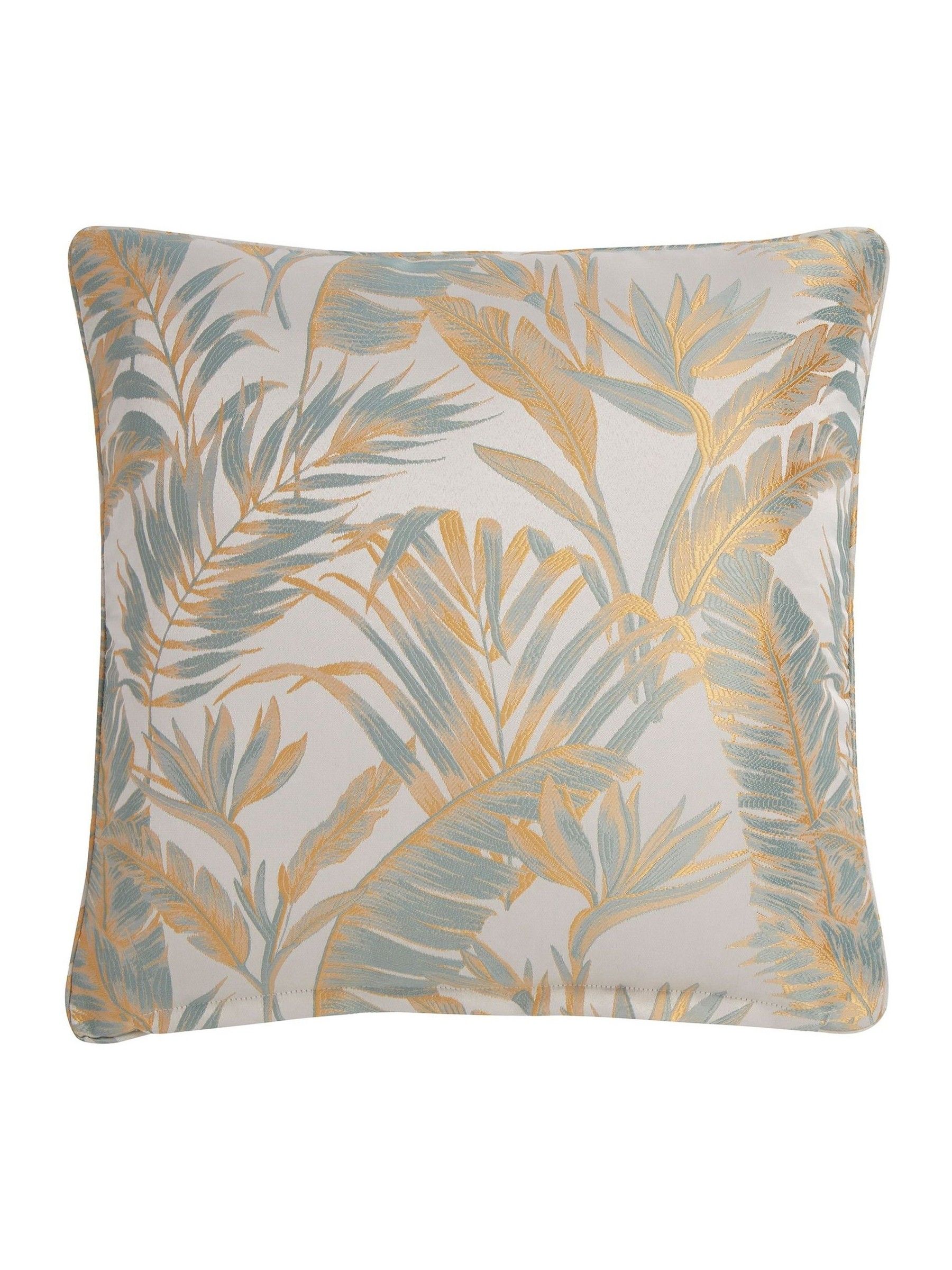 Buy Laurence Llewelyn-Bowen Duck Egg Paradise Palm Jacquard Filled ...